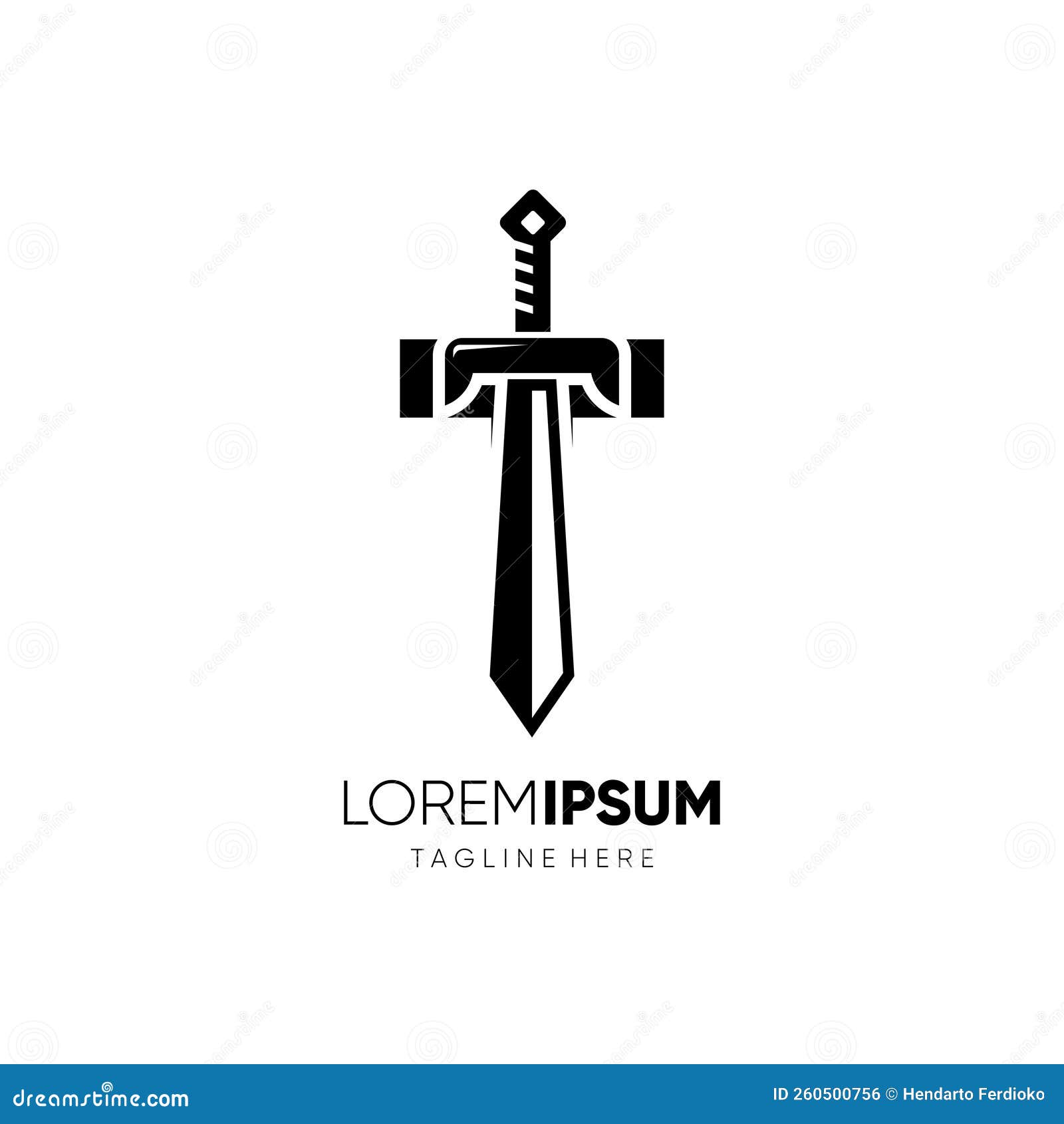 Letter T Sword Logo Design Vector Icon Graphic Emblem Illustration ...