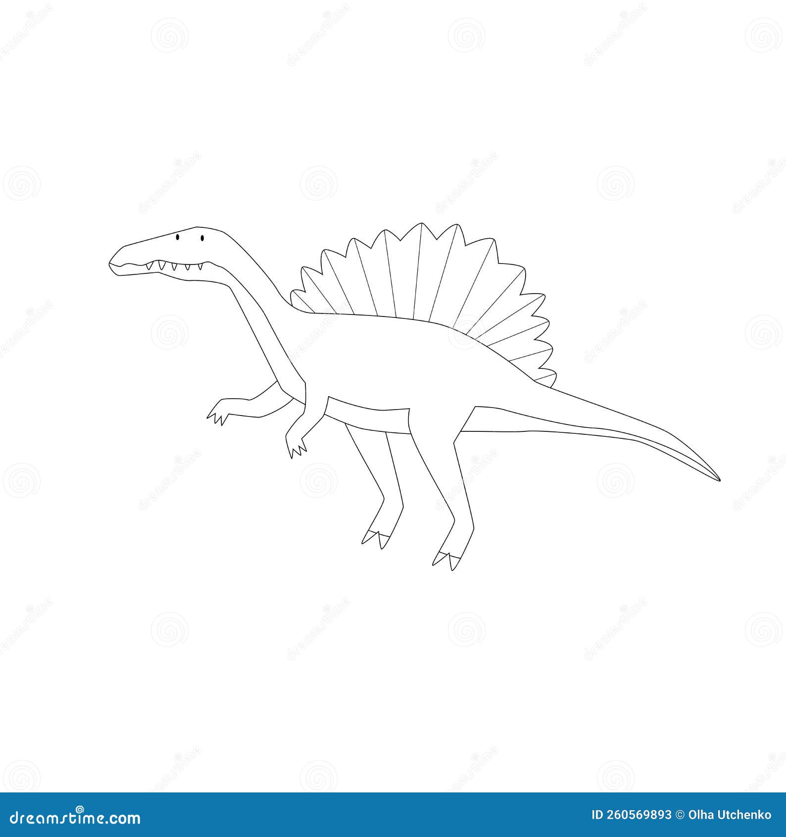 Jurassic Park Spinosaurus Drawing