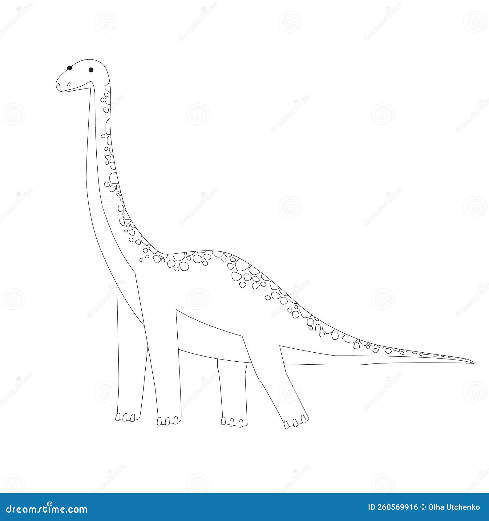 Print. Brontosaurus Coloring Book. Dinosaur. Dinosaur Lines. Education ...