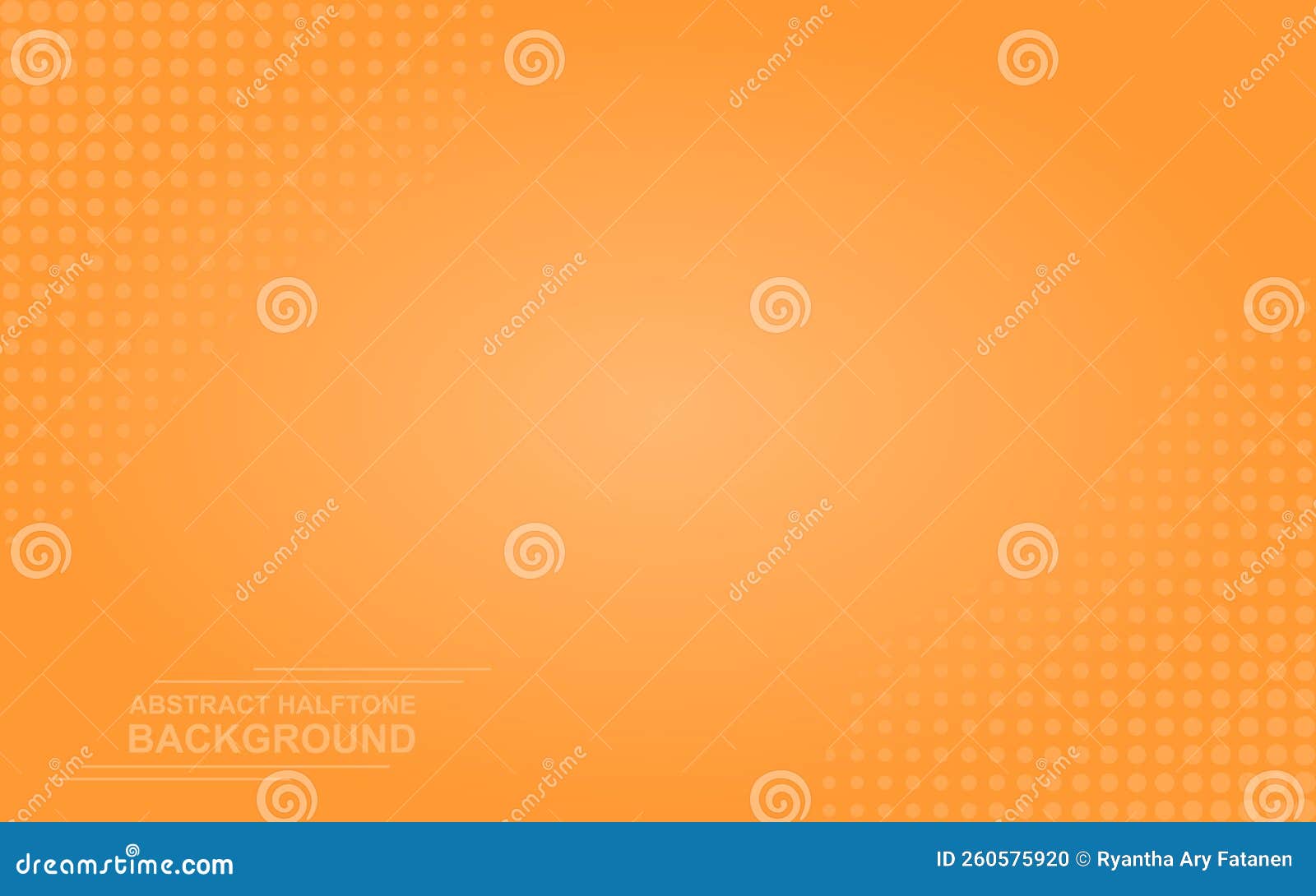 Orange Abstract Halftone Background Stock Vector - Illustration of ...