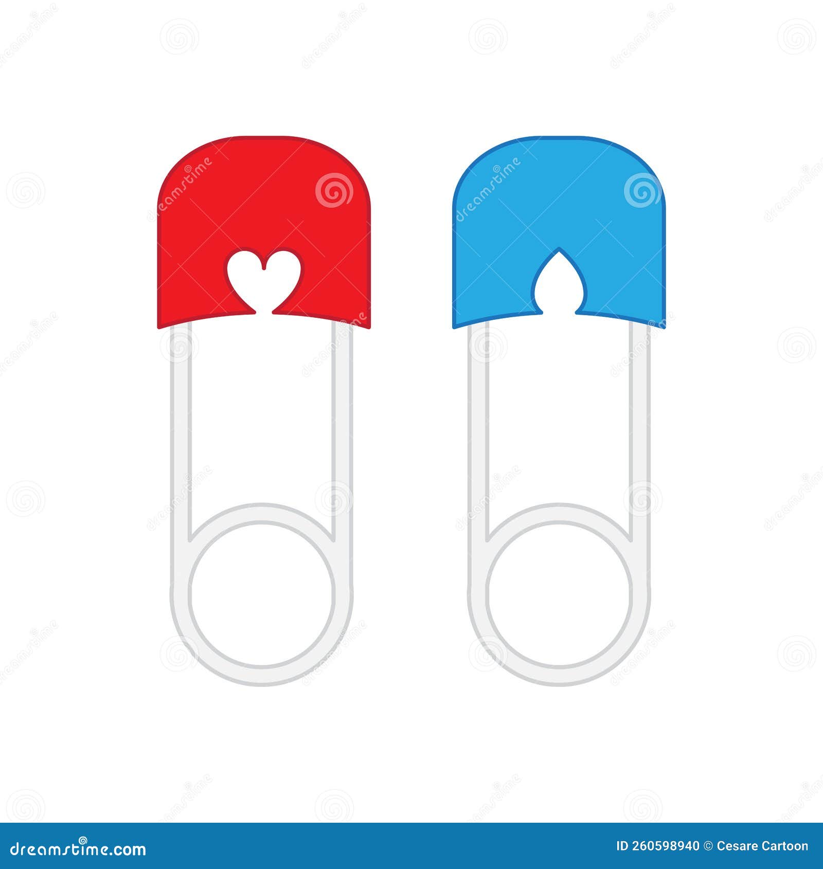 Cartoon pin stock vector. Illustration of logo, cartoon - 260598940