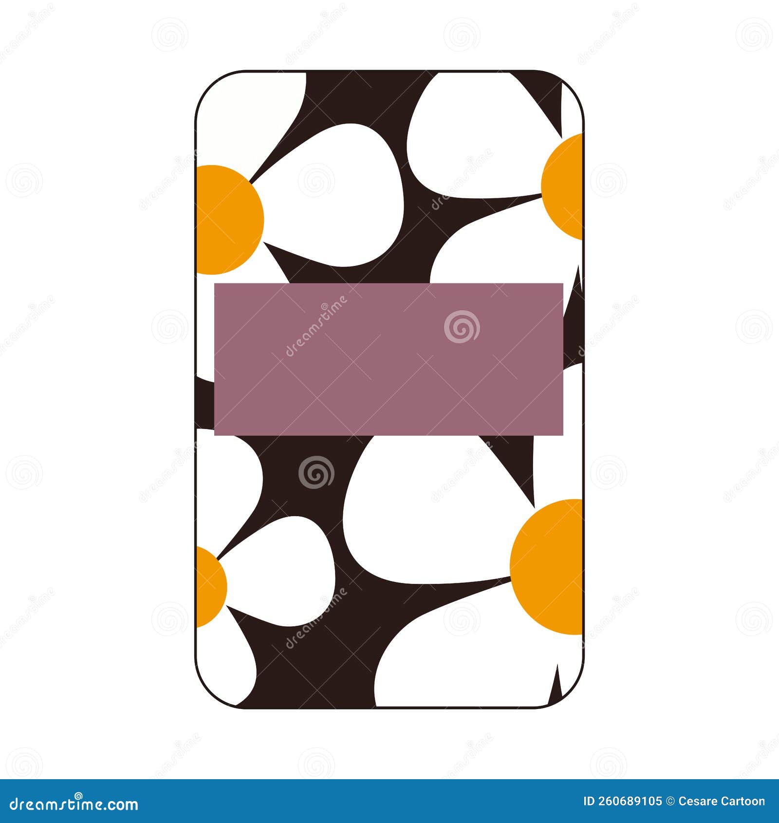 Abstract Name Card Template Stock Vector - Illustration of vector ...