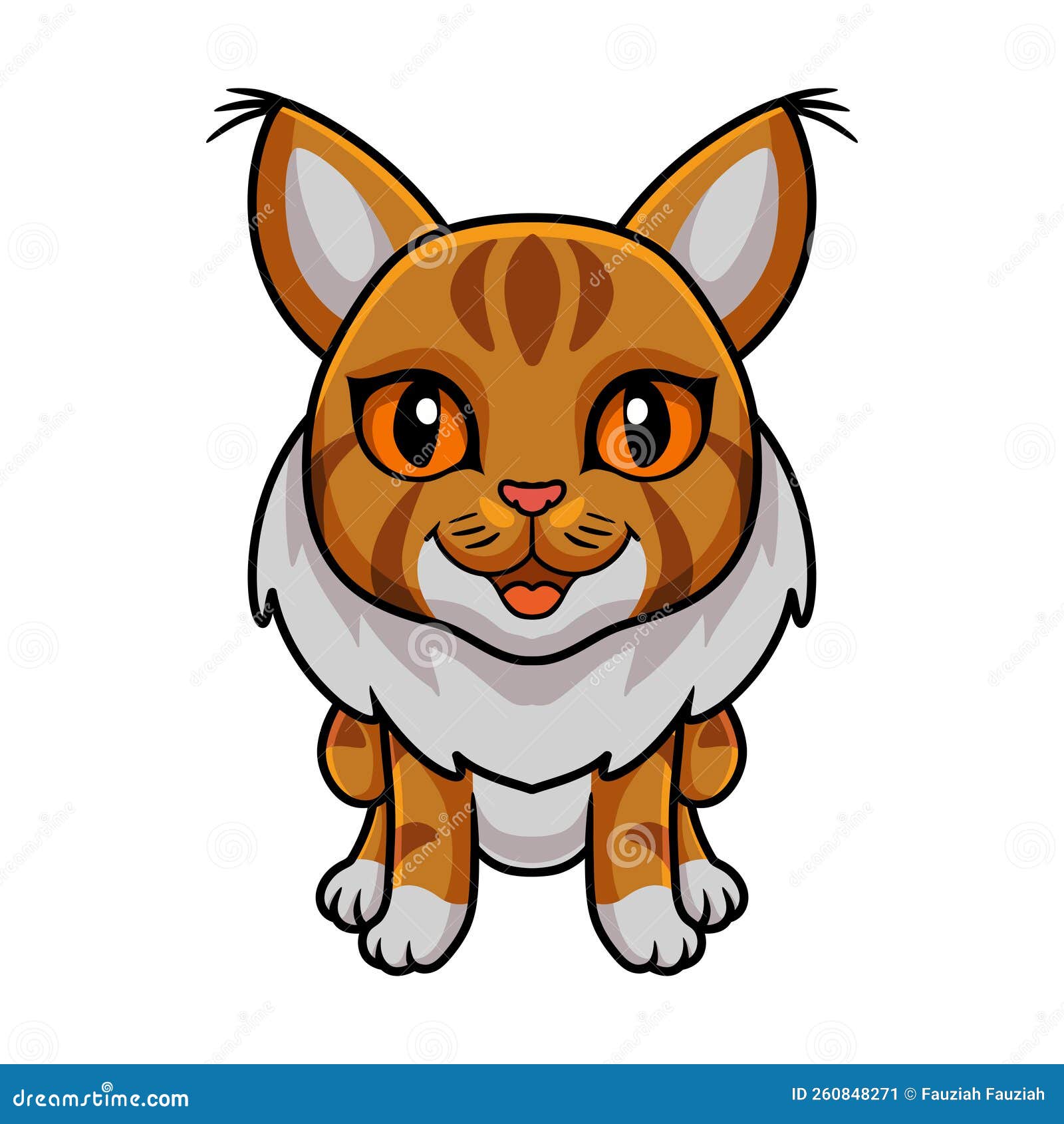 Cute Maine Coon Cat Cartoon | CartoonDealer.com #260848387
