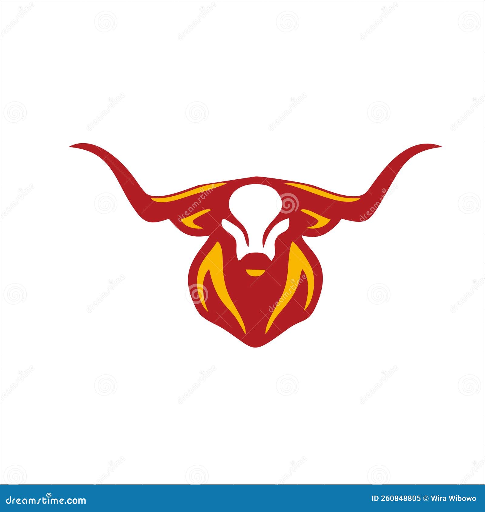 Print Bull Logo Design for Your Icon, Brand and Identity Stock Vector ...