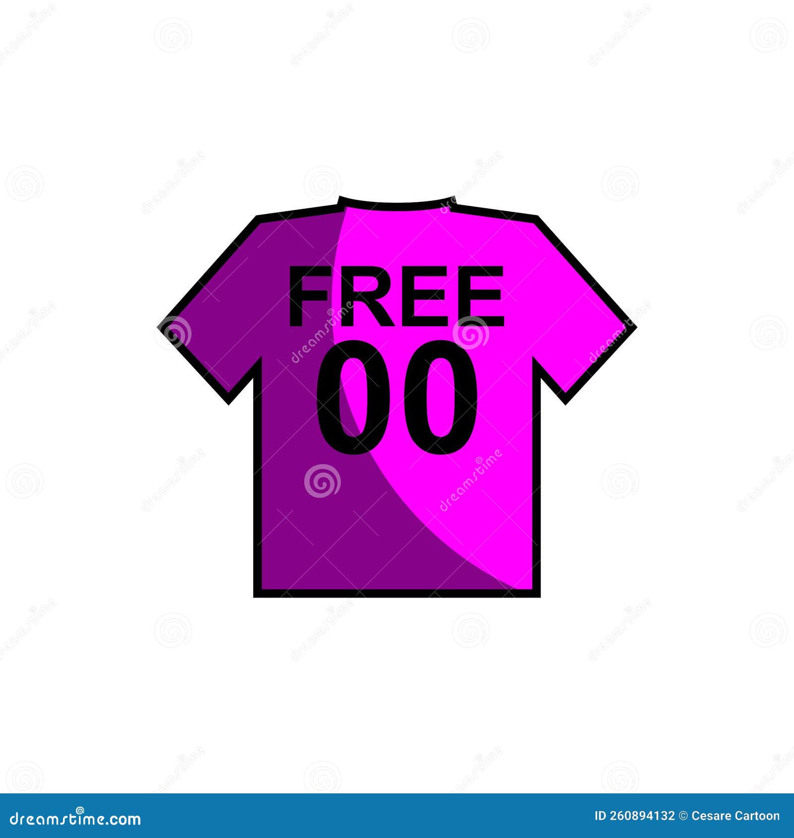 Cartoon free label sticker stock vector. Illustration of vector - 260894132