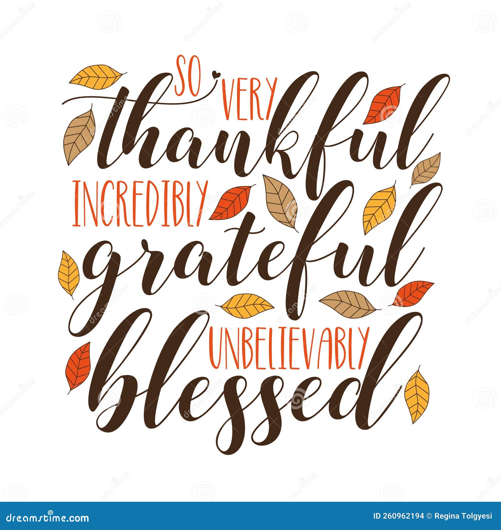 So Very Thankful, Forever Grateful Unbelievably Blessed Vector, Wording ...