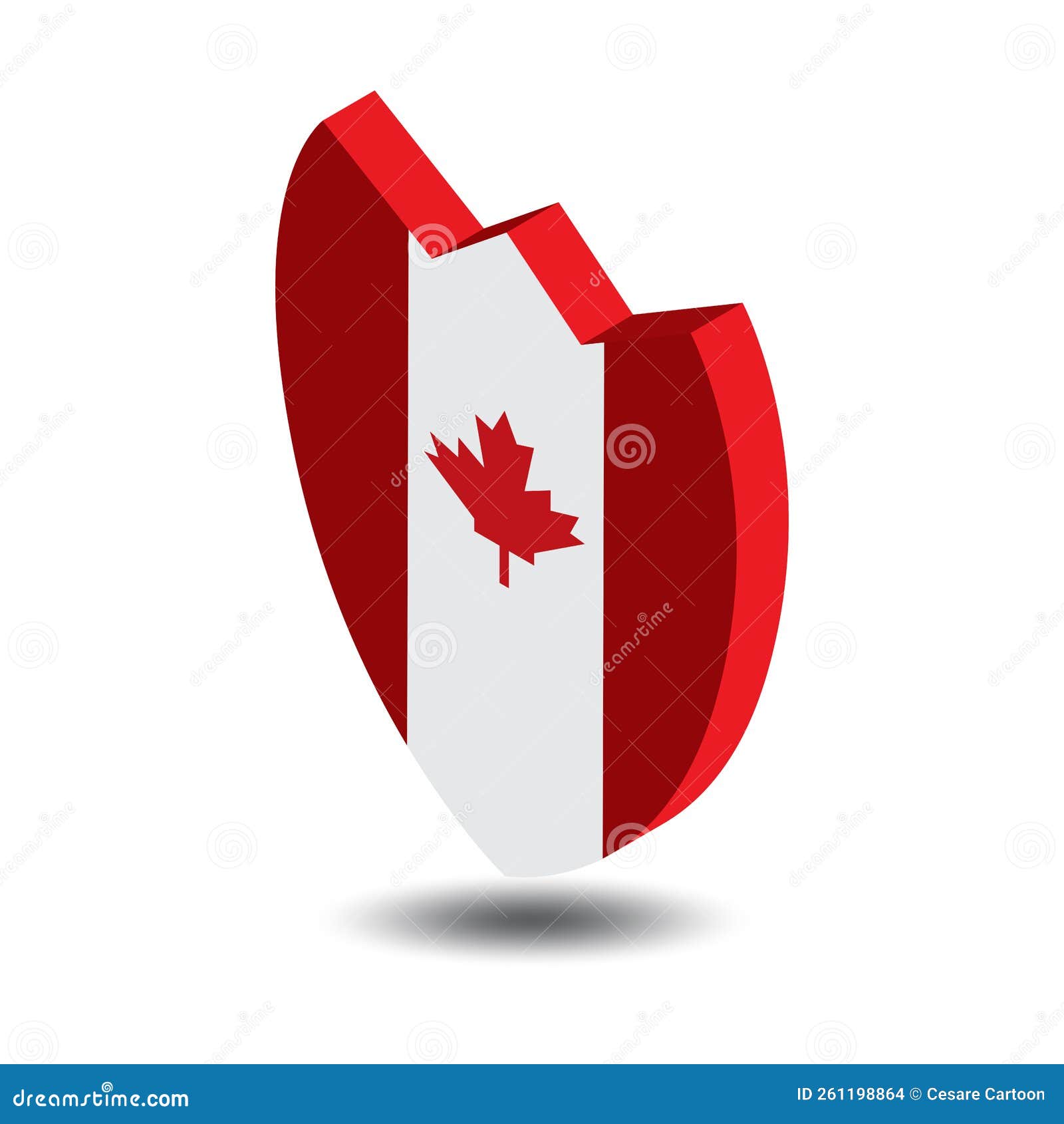 Canada isometric badge stock vector. Illustration of design - 261198864