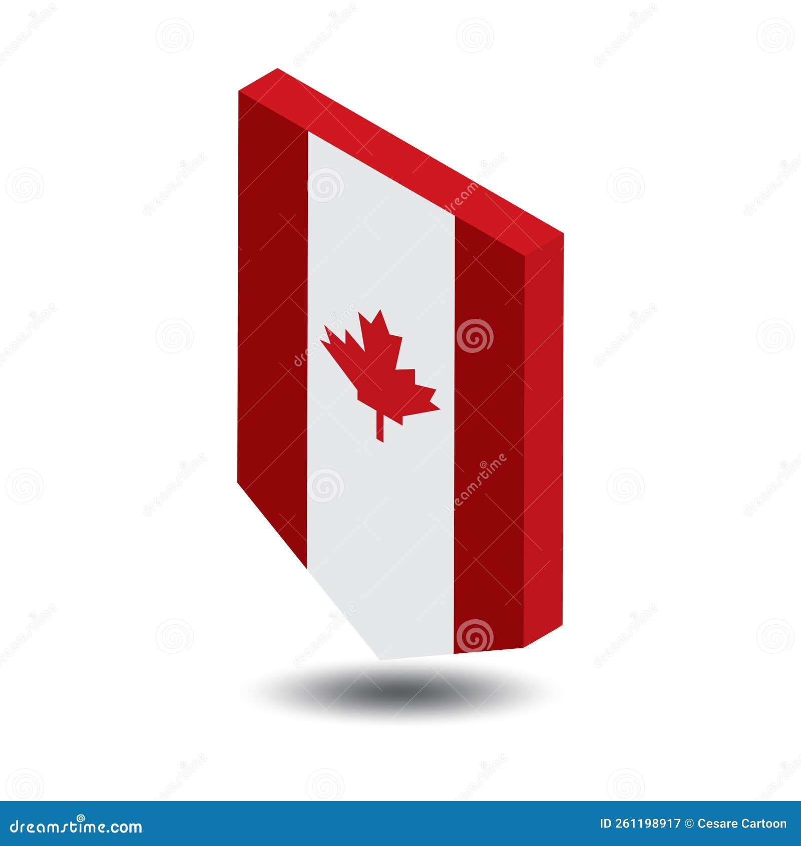 Canada isometric badge stock vector. Illustration of simple - 261198917