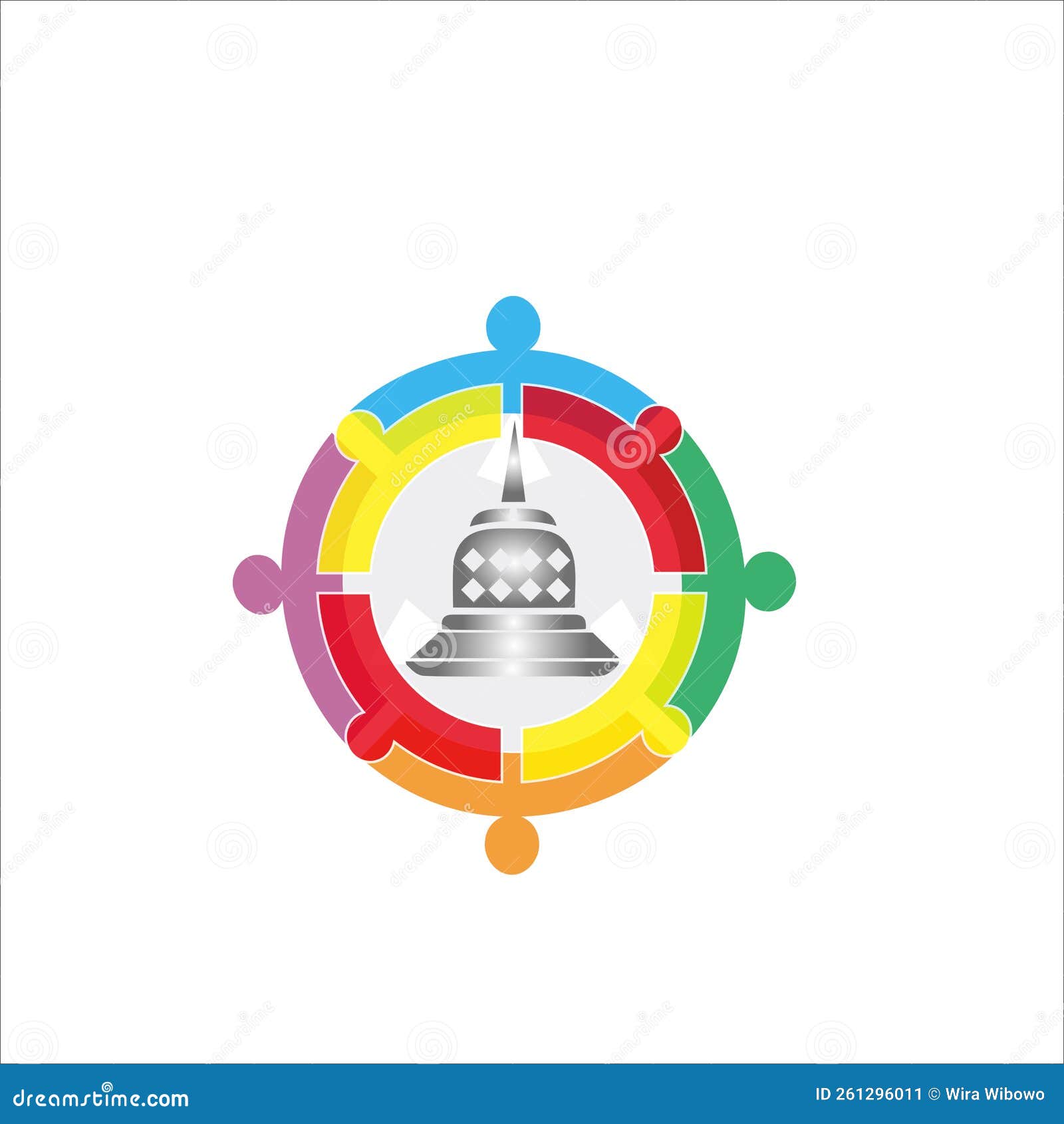 Print Borobudur Stupa Logo Design for Your Brand, Name and Company ...