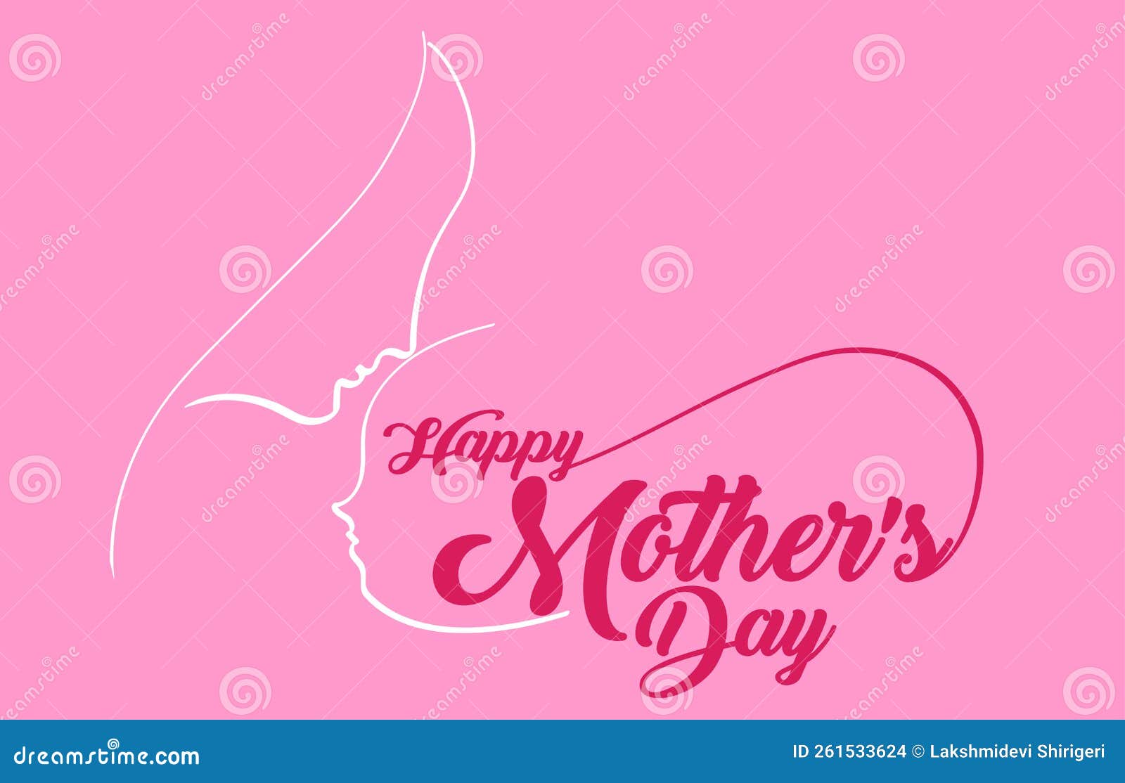 Happy Mothers Day Typo Greeting. Mother in Different Language Typo for ...