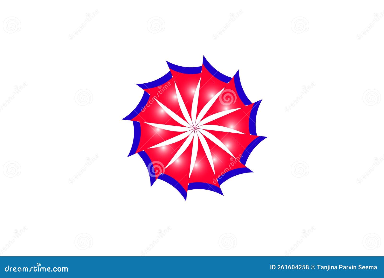 Abstract Dynamic Shape Symbol Stock Illustration - Illustration of ...