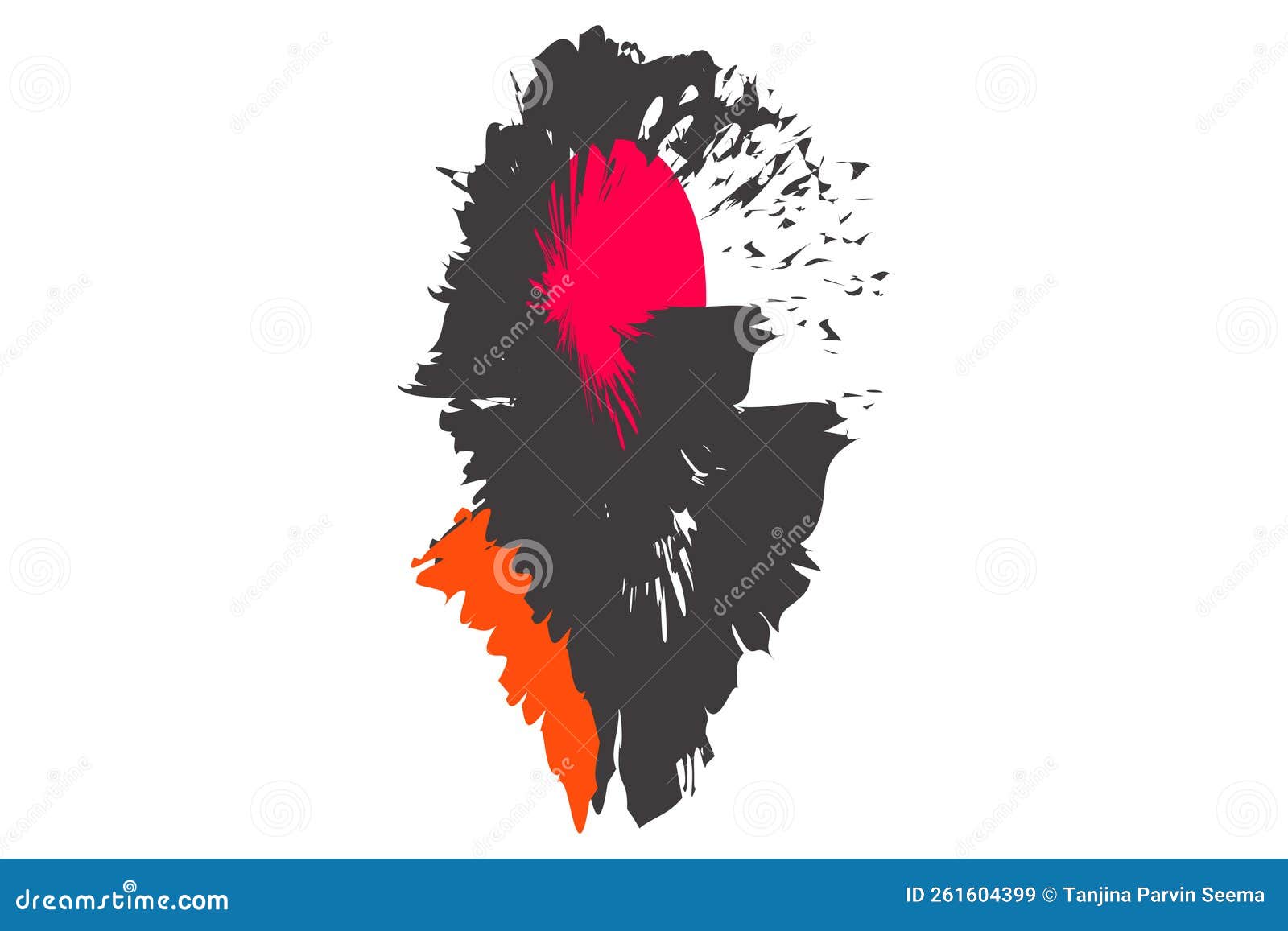Abstract Dynamic Shape Symbol Stock Illustration - Illustration of ...