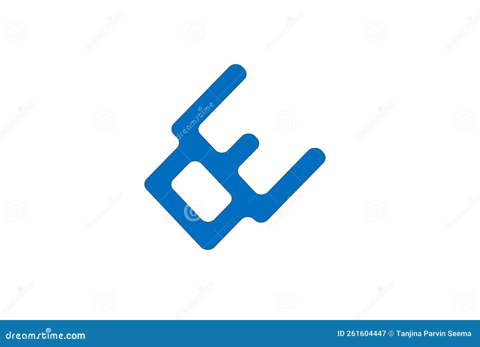 Abstract Dynamic Shape Symbol Stock Illustration - Illustration of ...