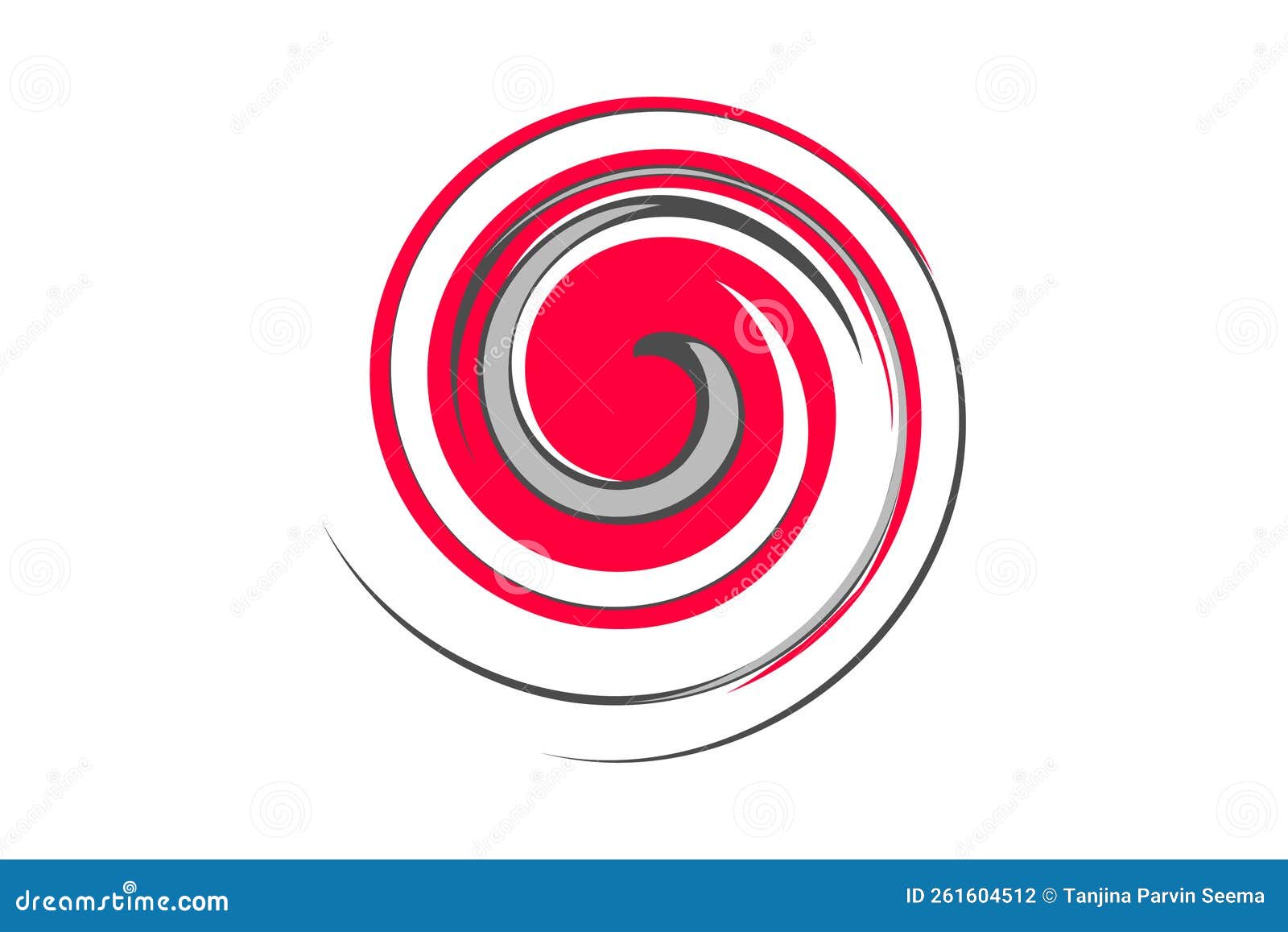 Abstract Dynamic Shape Symbol Stock Illustration - Illustration of ...