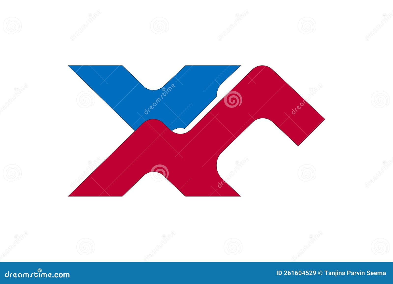 Abstract Dynamic Shape Symbol Stock Illustration - Illustration of ...