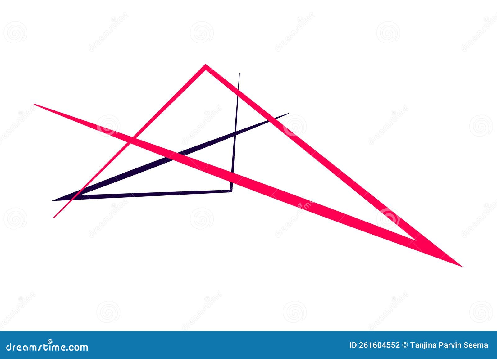 Abstract Dynamic Shape Symbol Stock Illustration - Illustration of ...