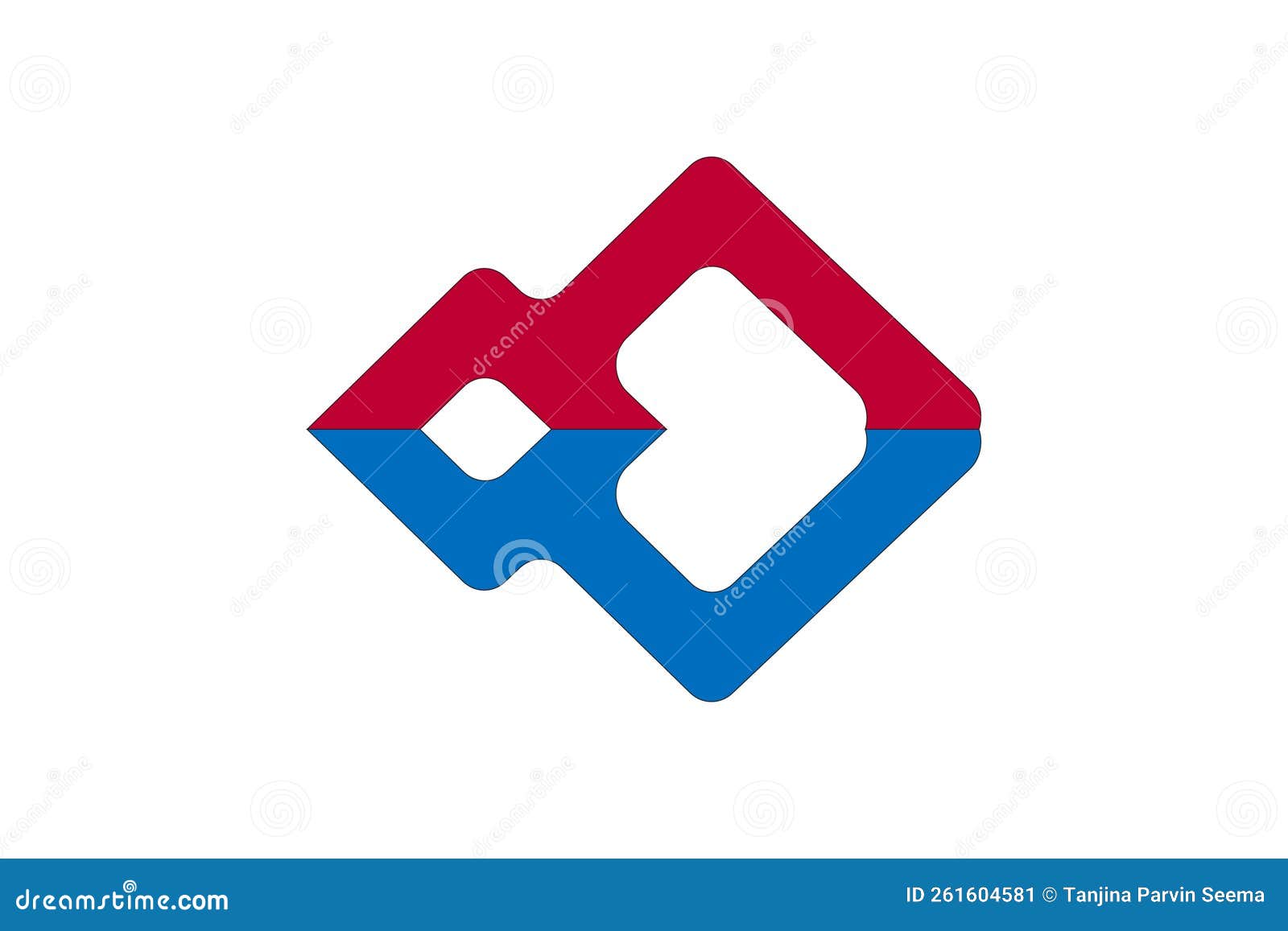 Abstract Dynamic Shape Symbol Stock Vector - Illustration of symbol ...