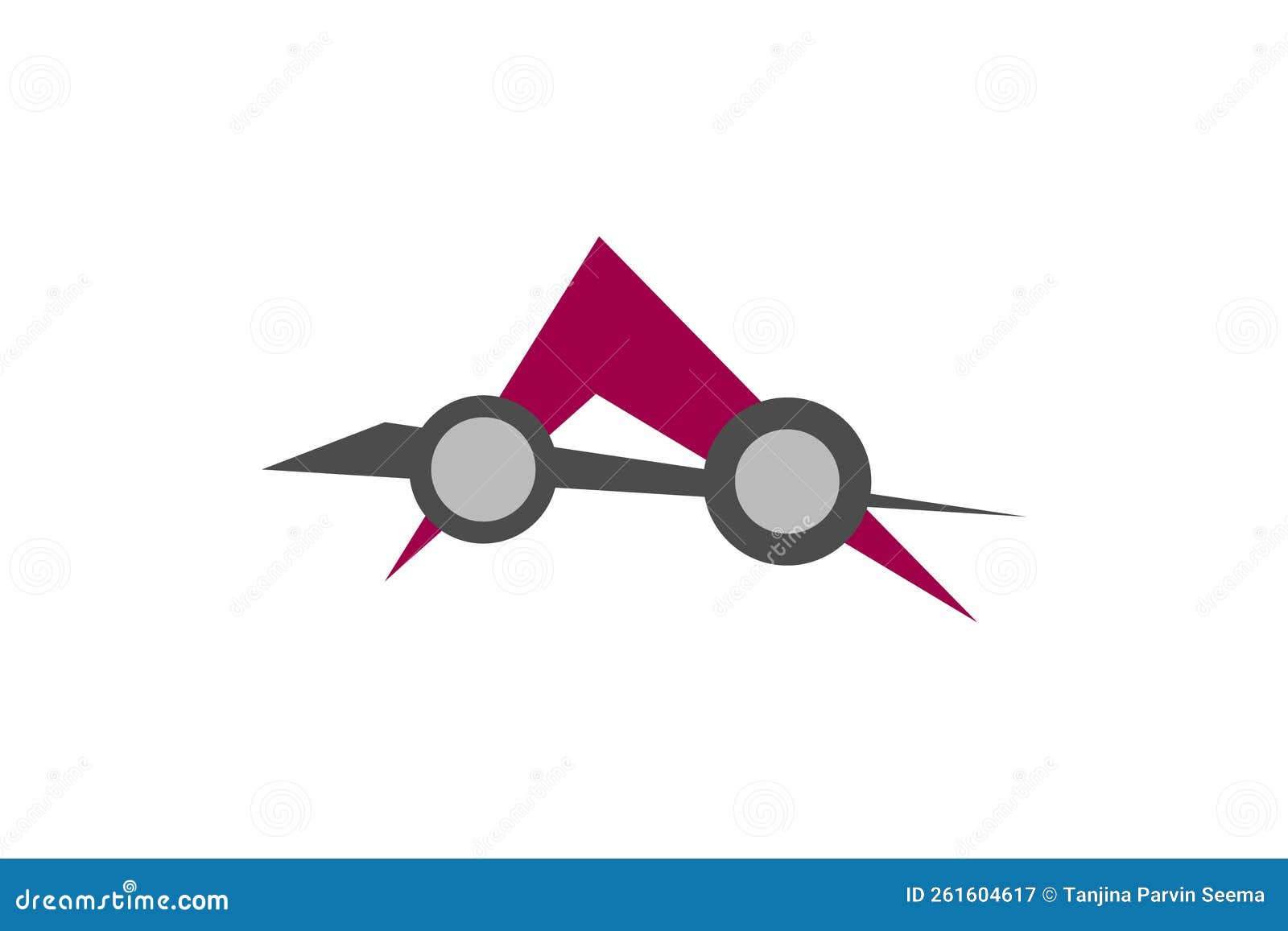 Abstract Dynamic Shape Symbol Stock Illustration - Illustration of ...