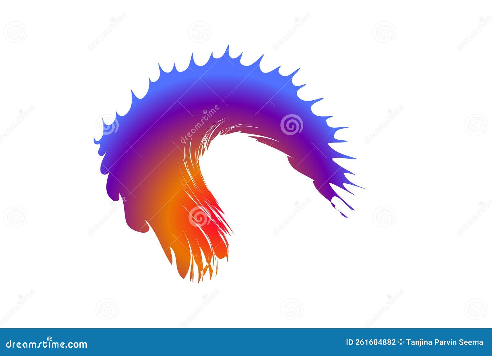 Abstract Dynamic Shape Symbol Stock Vector - Illustration of abstract ...