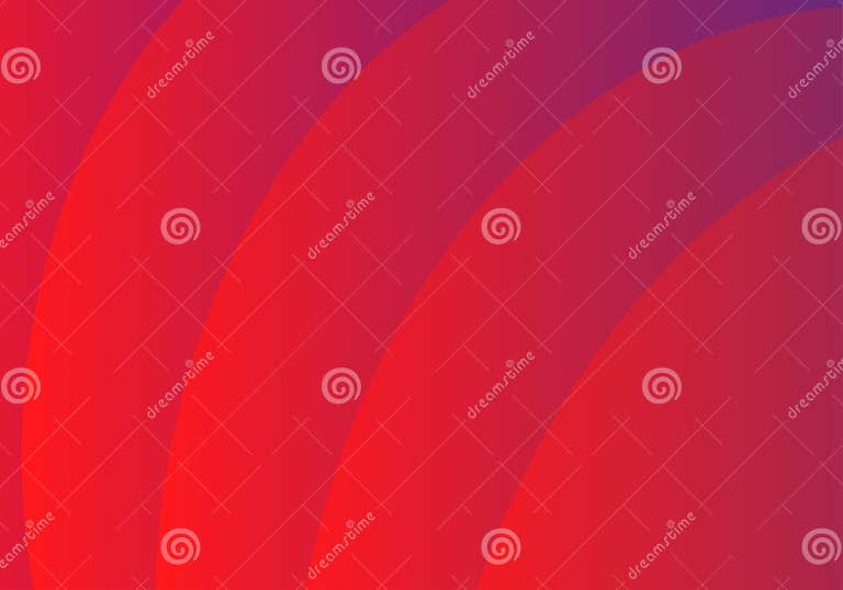 Abstract Background Composed of Wavy Curves Gradient from Light Red To ...