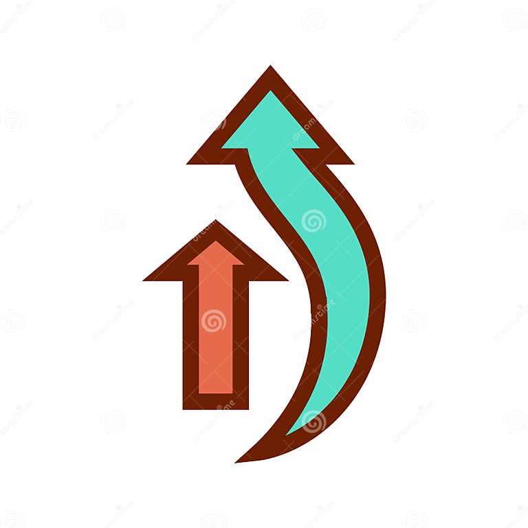 Cartoon arrow symbol stock vector. Illustration of vector - 261684135