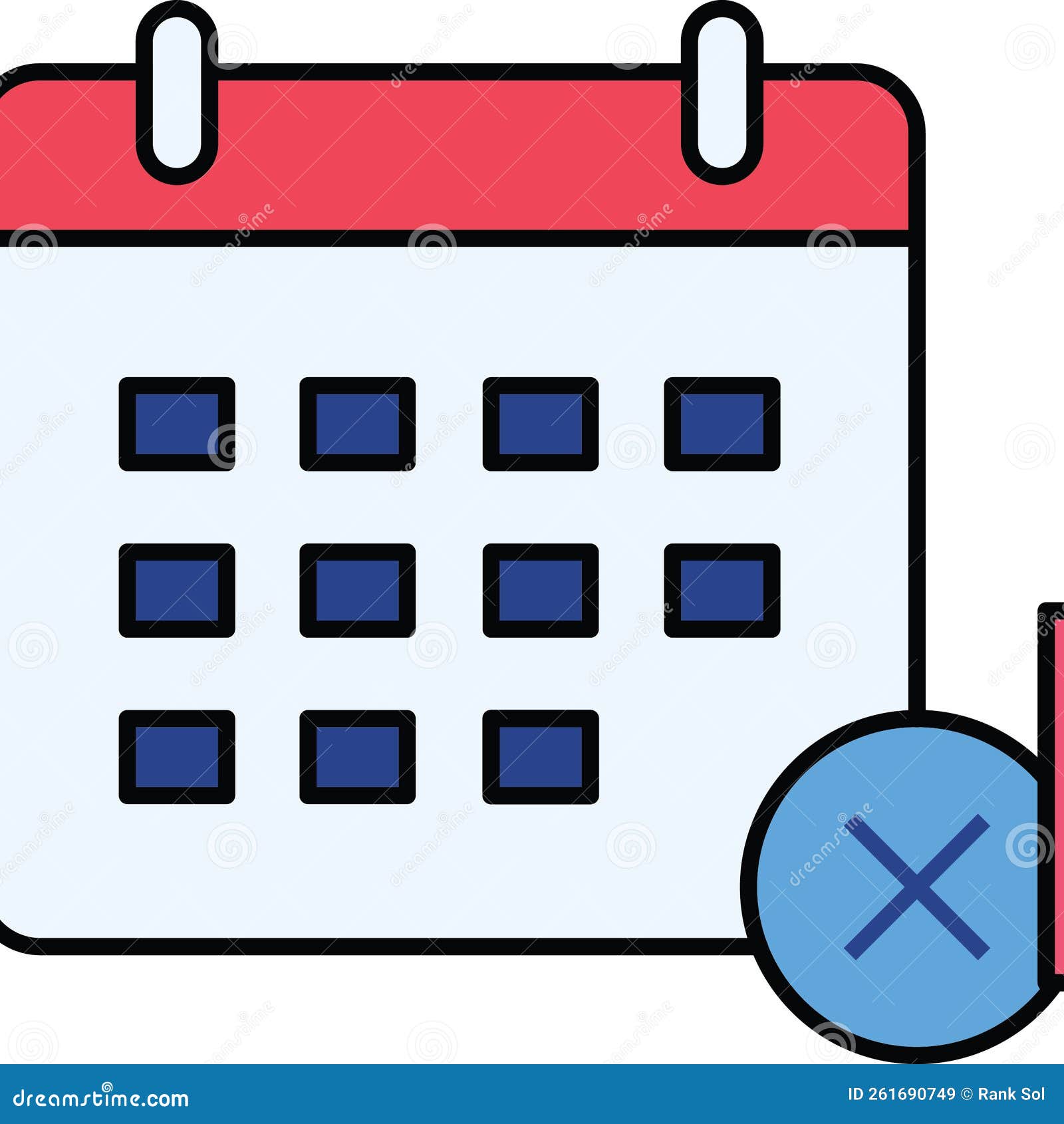 Cancel Which Can Easily Edit or Modify Stock Vector - Illustration of ...