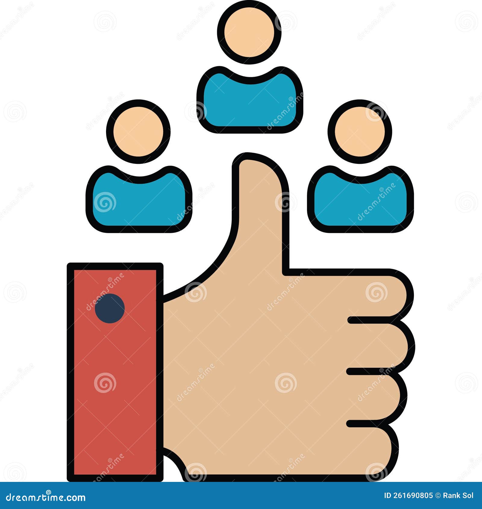 Customer Which Can Easily Edit or Modify Stock Vector - Illustration of ...