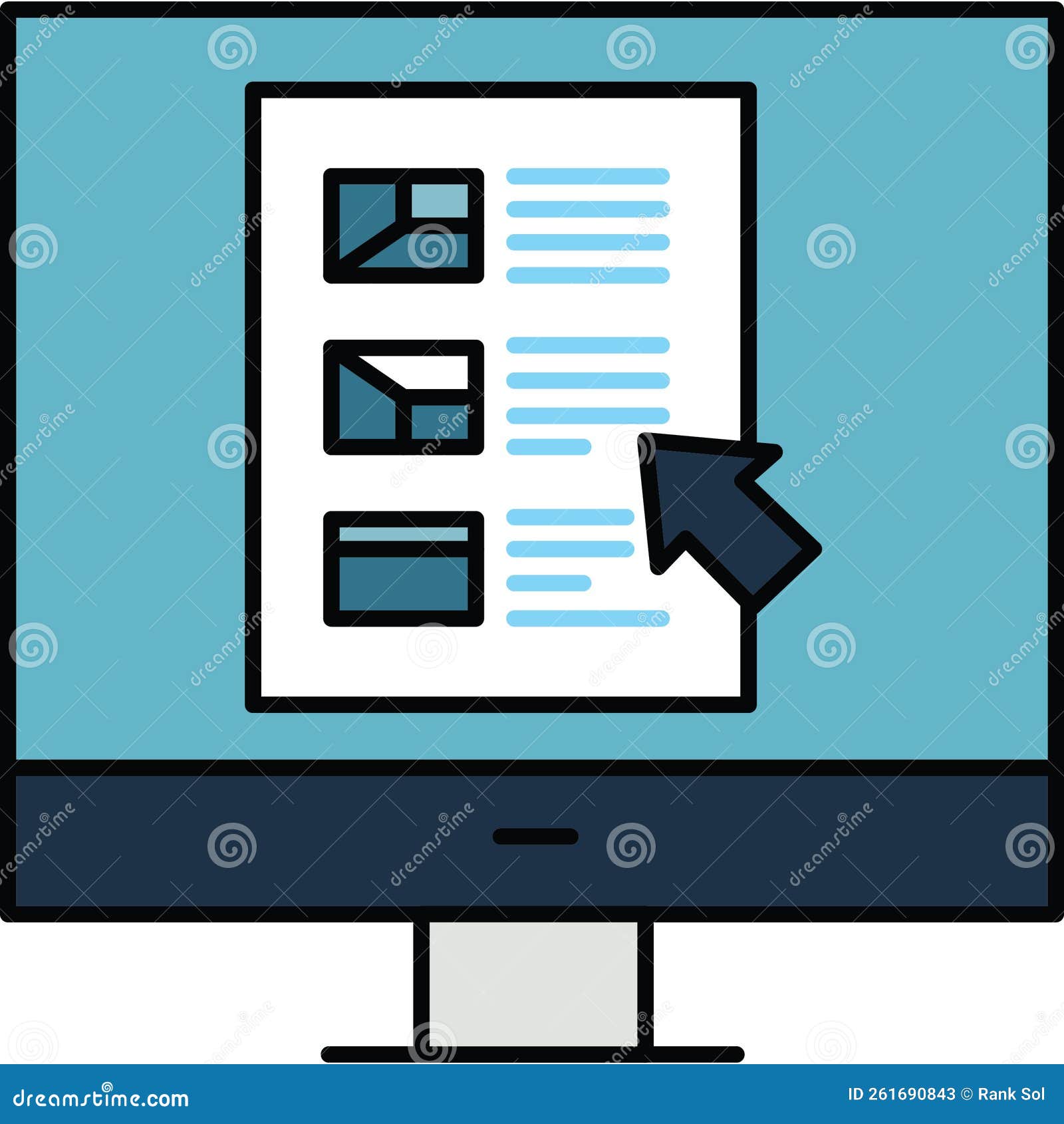Ecatalog Which Can Easily Edit or Modify Stock Vector - Illustration of ...