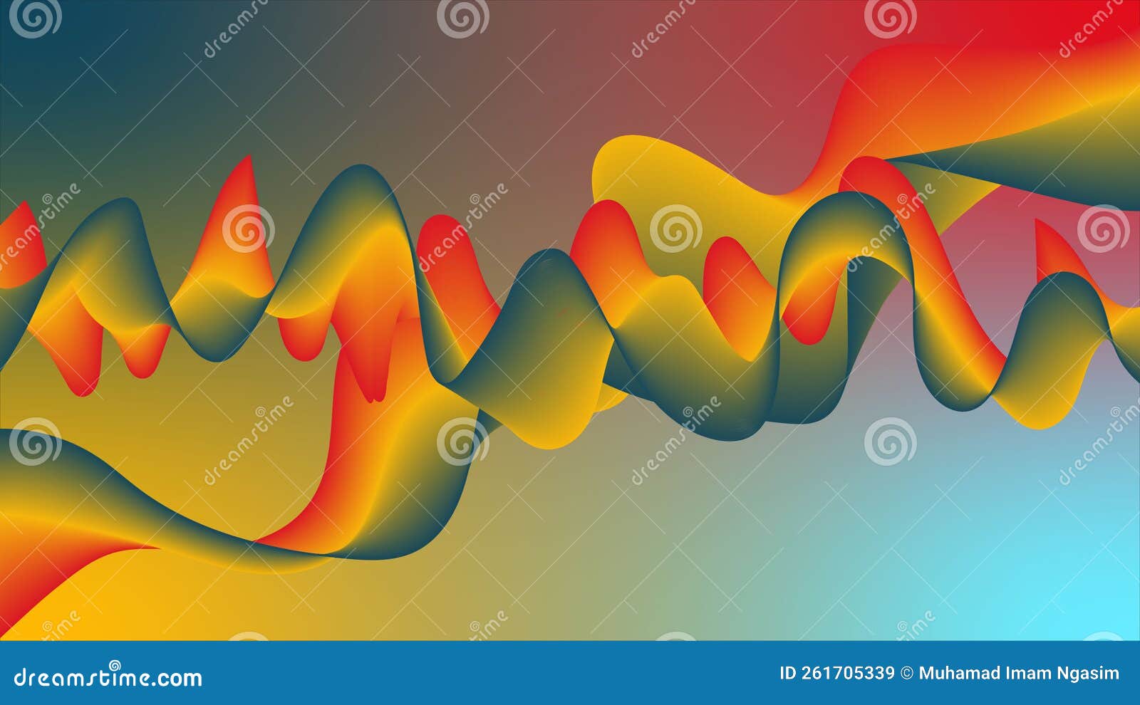 Wavey abstract background stock vector. Illustration of decoration ...