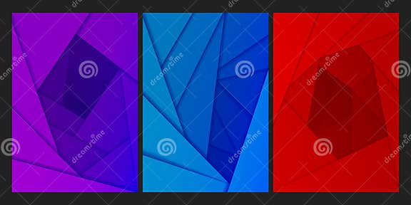 Abstract Background Art Paper Cut the Shapes Stock Vector ...