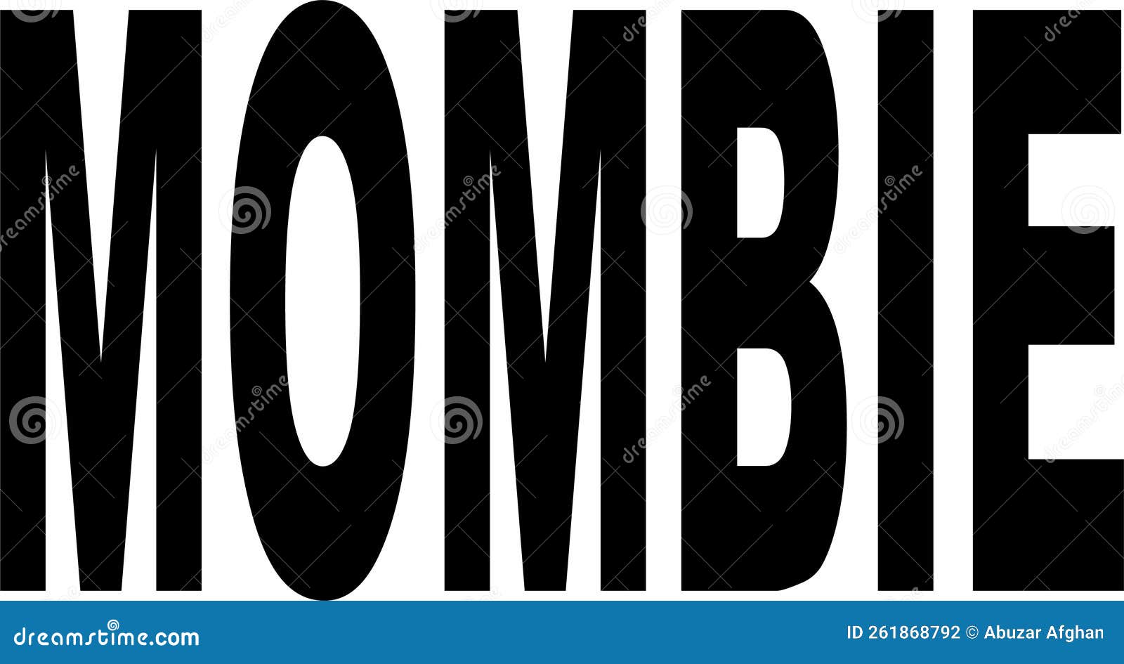 MOMBIE Jpg Image With SVG Cutfile For Cricut And Silhouette Stock ...