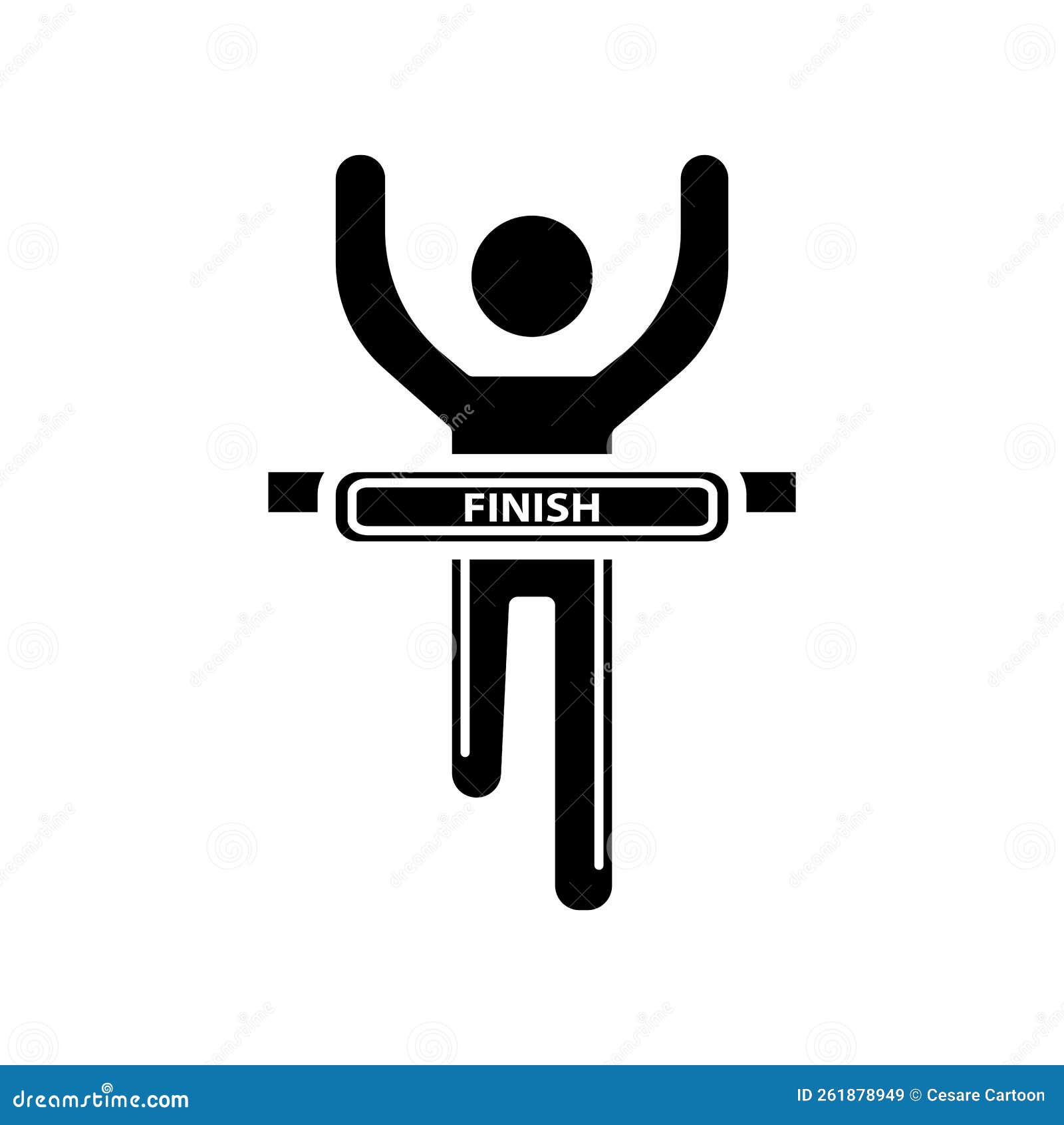 Flat black finish stock vector. Illustration of finish - 261878949