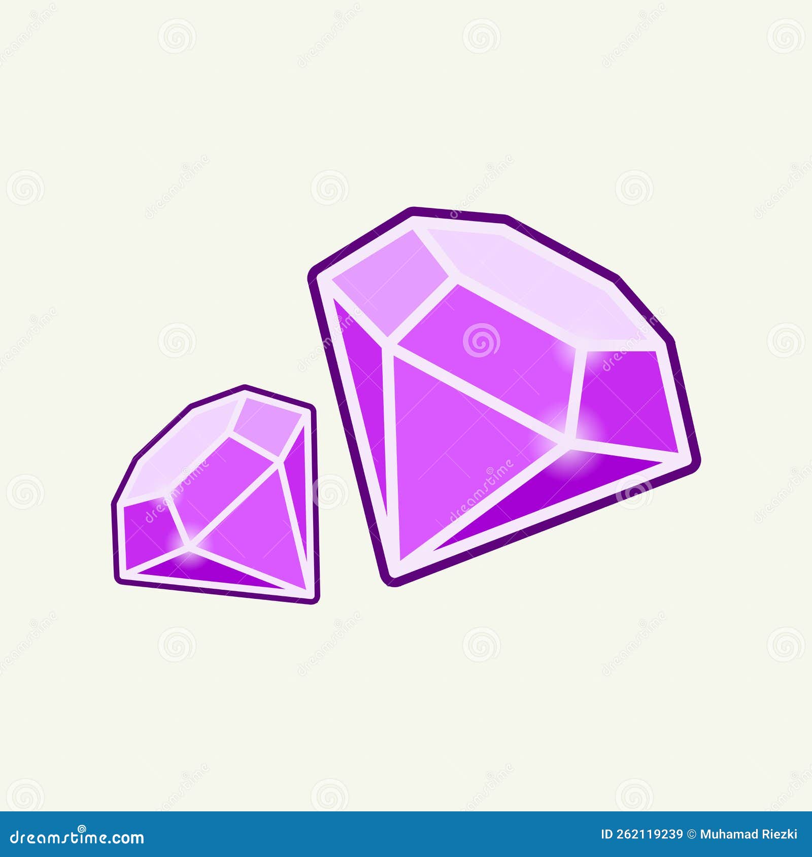 Purple Diamond Design, Vector Illustration. Eps2 Stock Vector ...