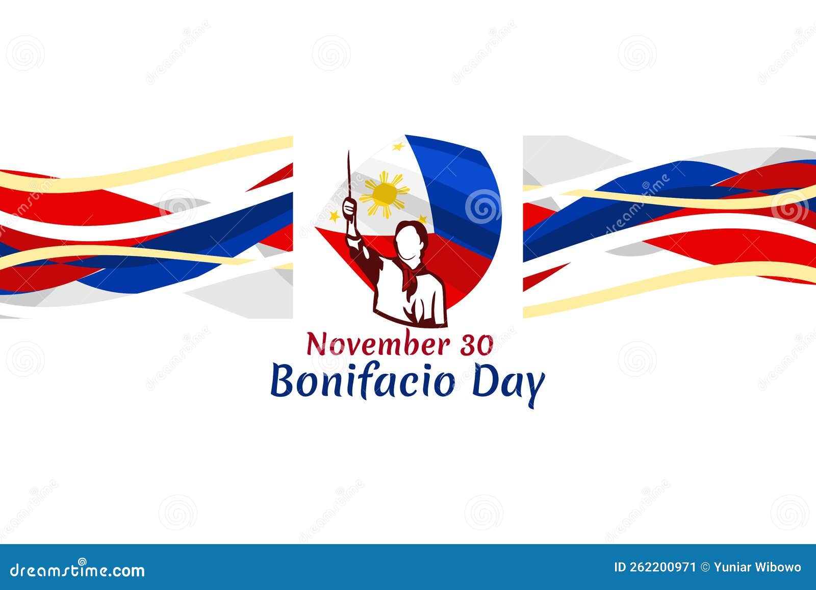 November 30, Happy Bonifacio Day Vector Illustration. Stock Vector ...
