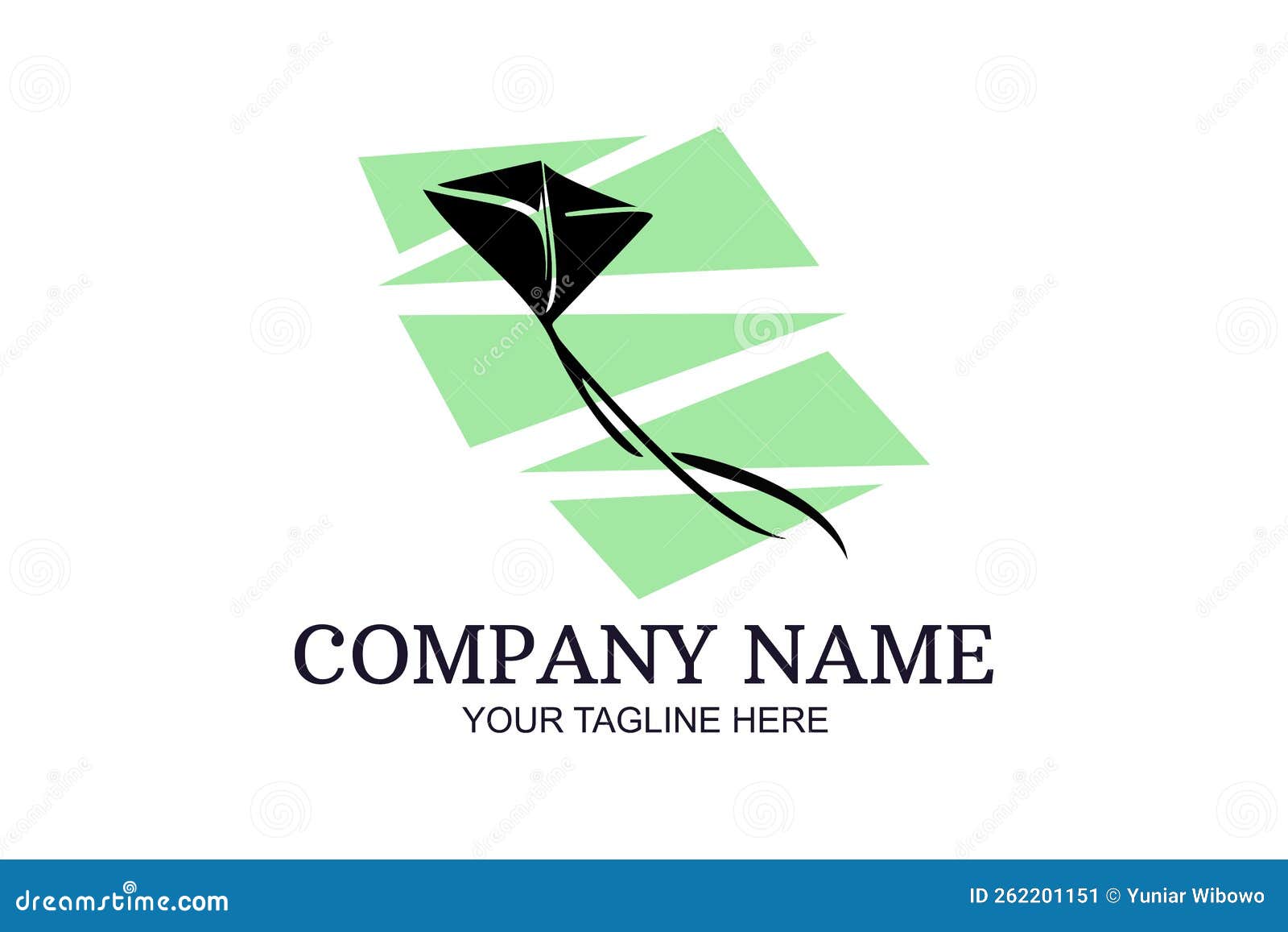 Flying Kite Company Logo Vector Illustration. Suitable for Business ...