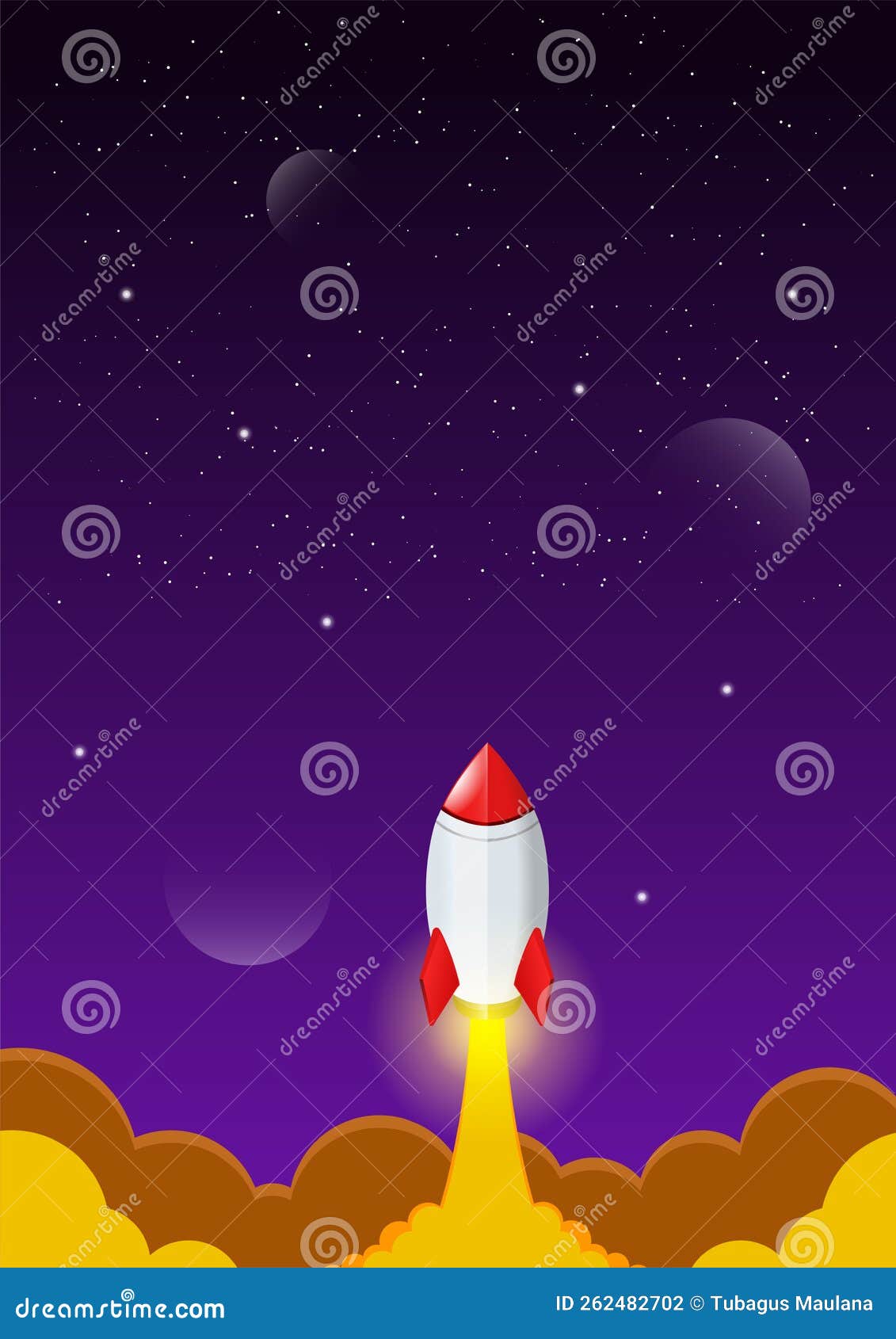 Career Guide Rocket Launcher Poster Vector Image Stock Vector ...