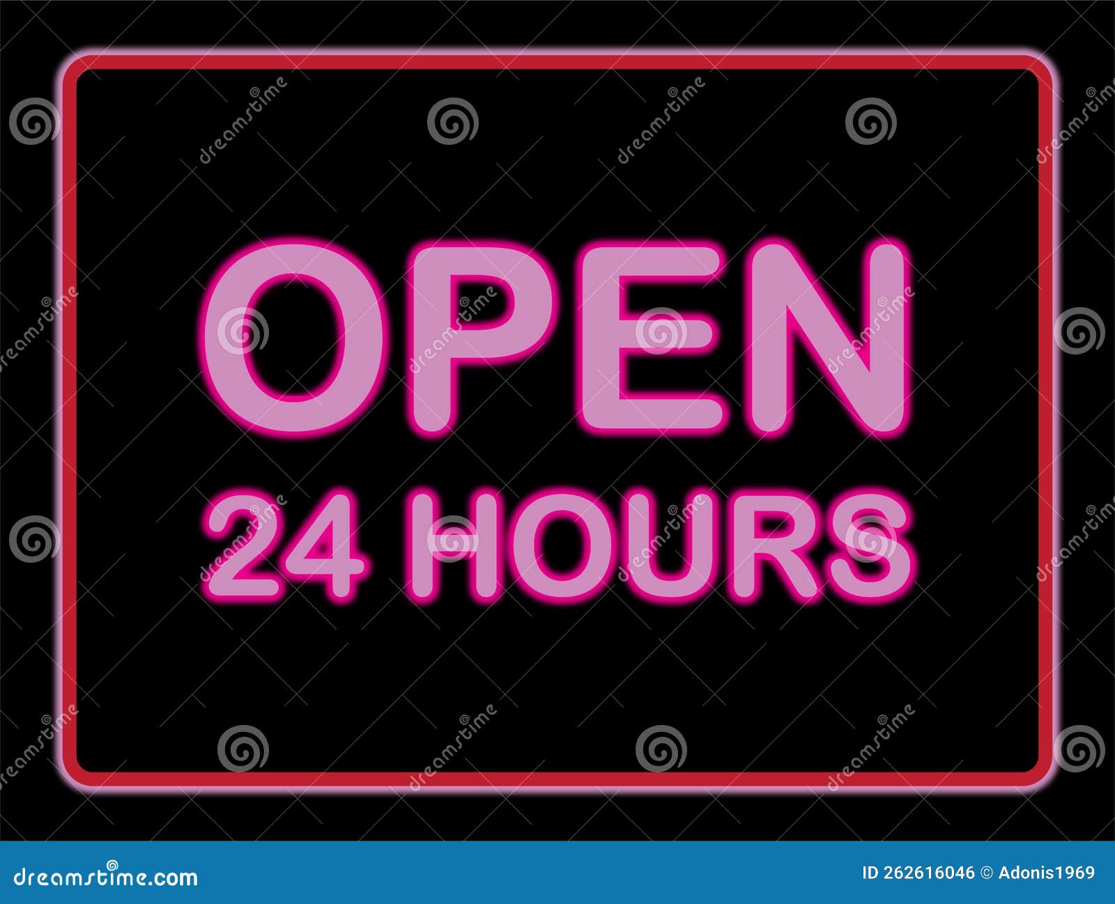 24 Hours Sign Transparent Background. Royalty-Free Stock Image ...