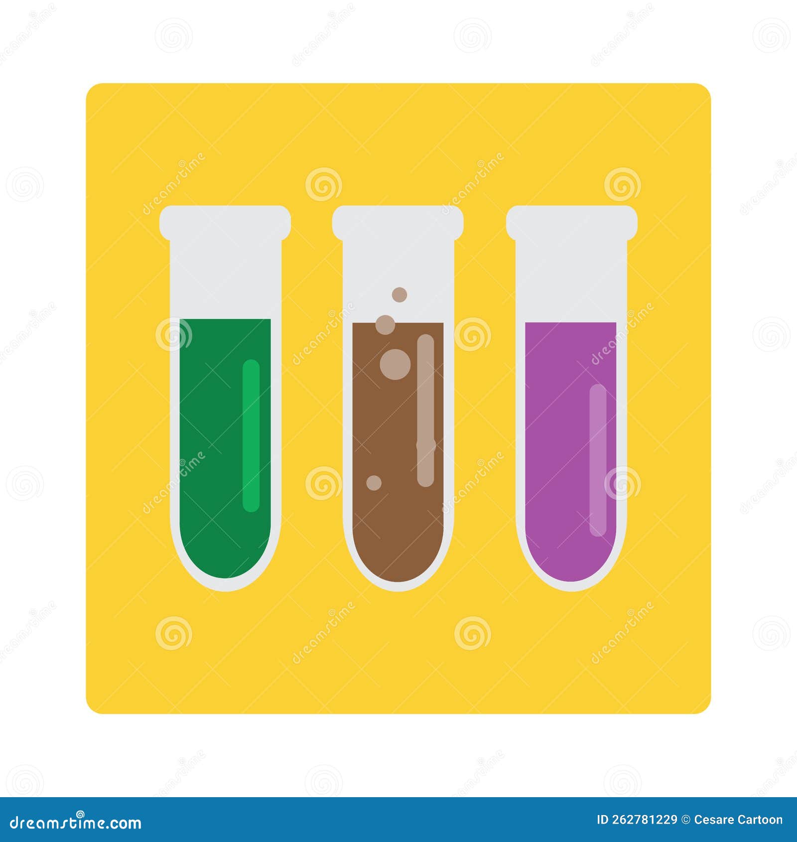 Cartoon chemical tube stock vector. Illustration of cartoon - 262781229