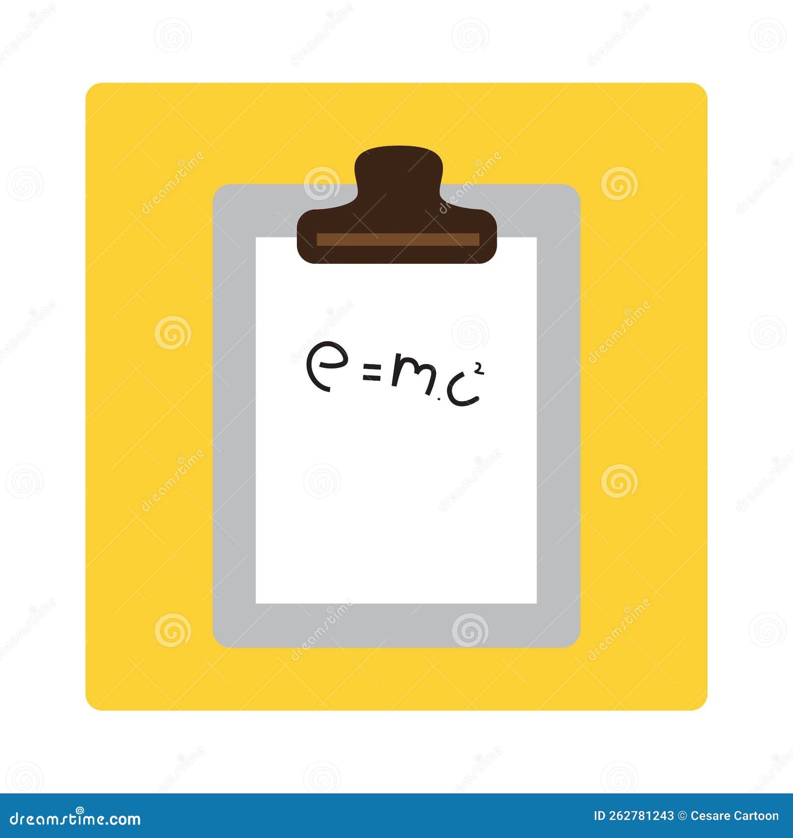 Cartoon formula notepad stock vector. Illustration of formula - 262781243