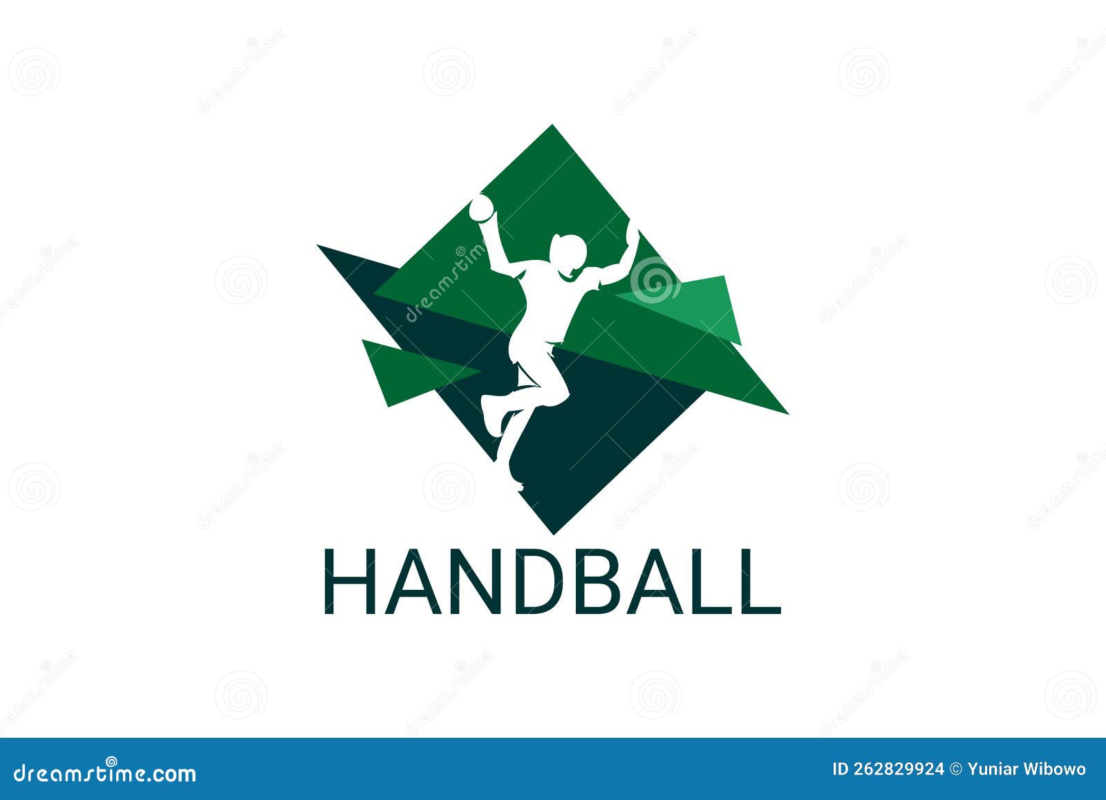 Handball Symbol Sport Vector Line Icon. Handball Player Symbol Stock ...