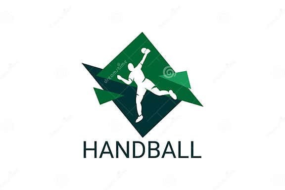 Handball Symbol Sport Vector Line Icon. Handball Player Symbol Stock ...