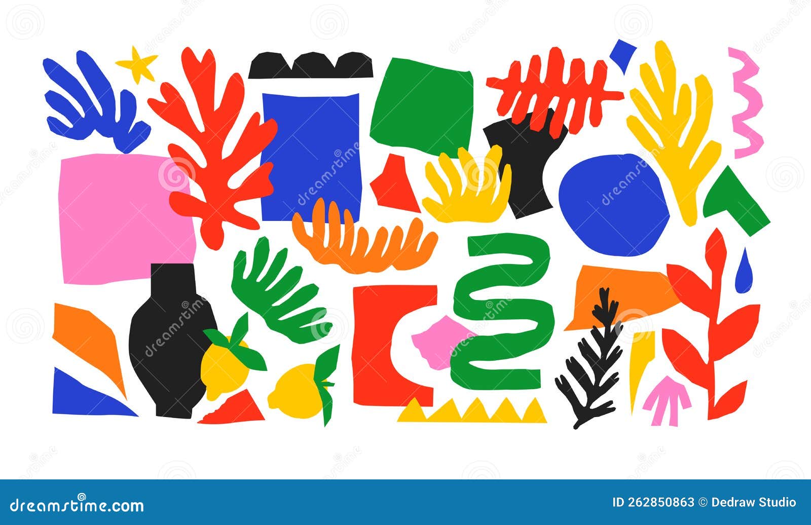 Collage For Collection Combination Color Palette Stock Photography ...