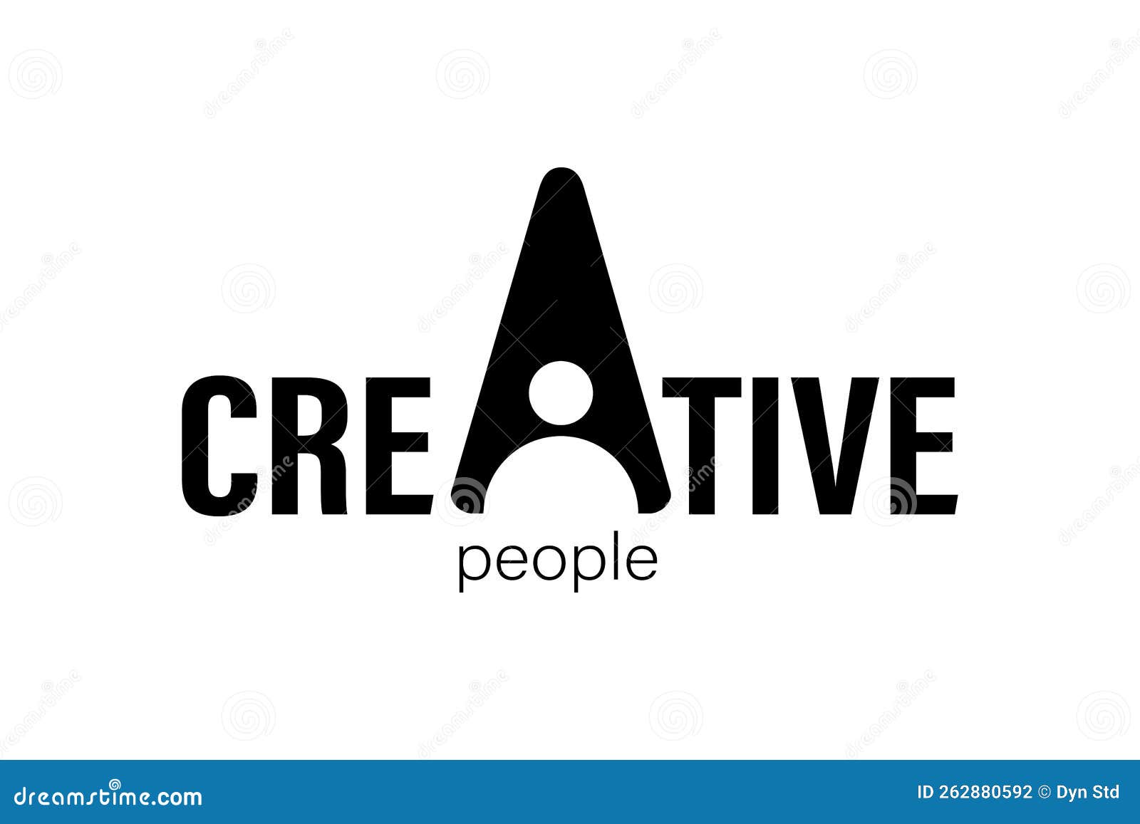 Creative People Logo Premium Design Template Stock Vector ...