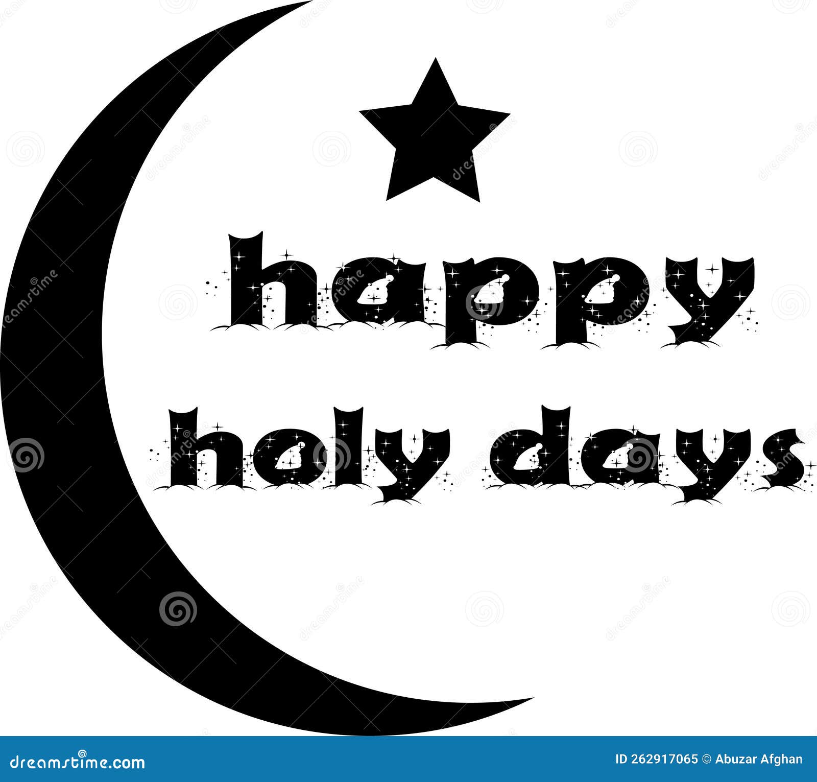 Happy Holy Days Jpg Image with Svg Vector Cut File for Cricut and ...