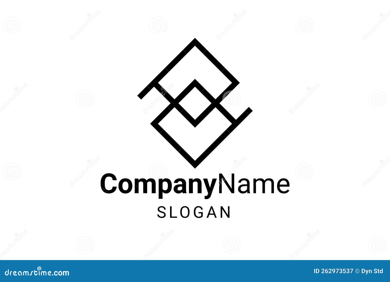 Double D Monogram. D And D Logo. Linear Gold Letters On On A Black ...