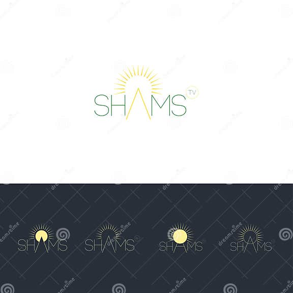 Creative Arabic Calligraphy. (Shams) in Arabic Name Means Sun. Logo ...