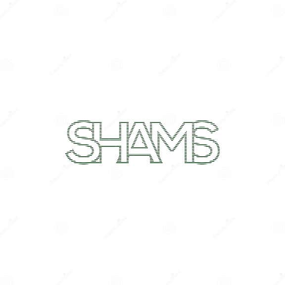 Creative Arabic Calligraphy. (Shams) in Arabic Name Means Sun. Logo ...