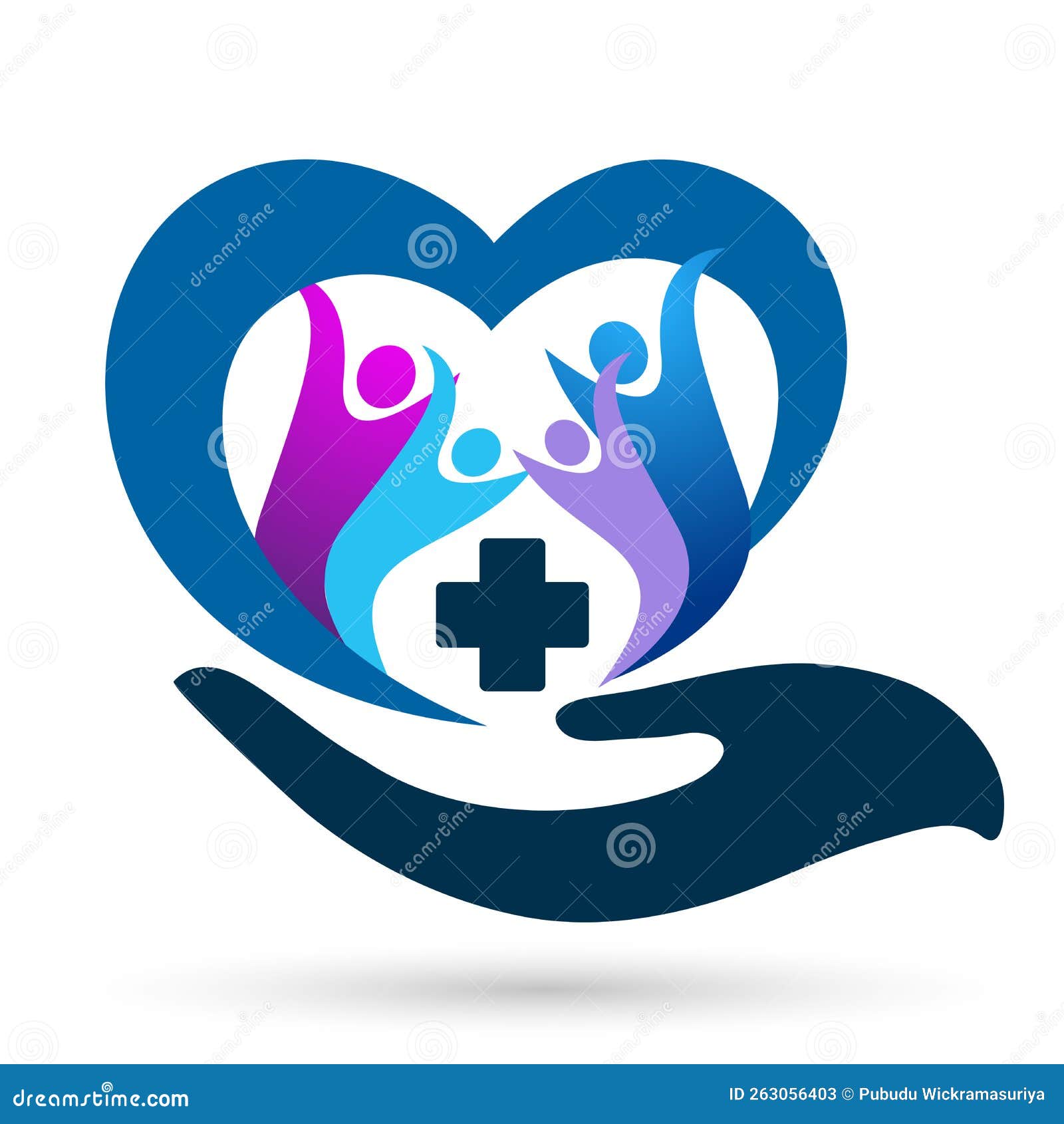 Happy Family Heart Care Union Team Love in People Home Children Kids ...