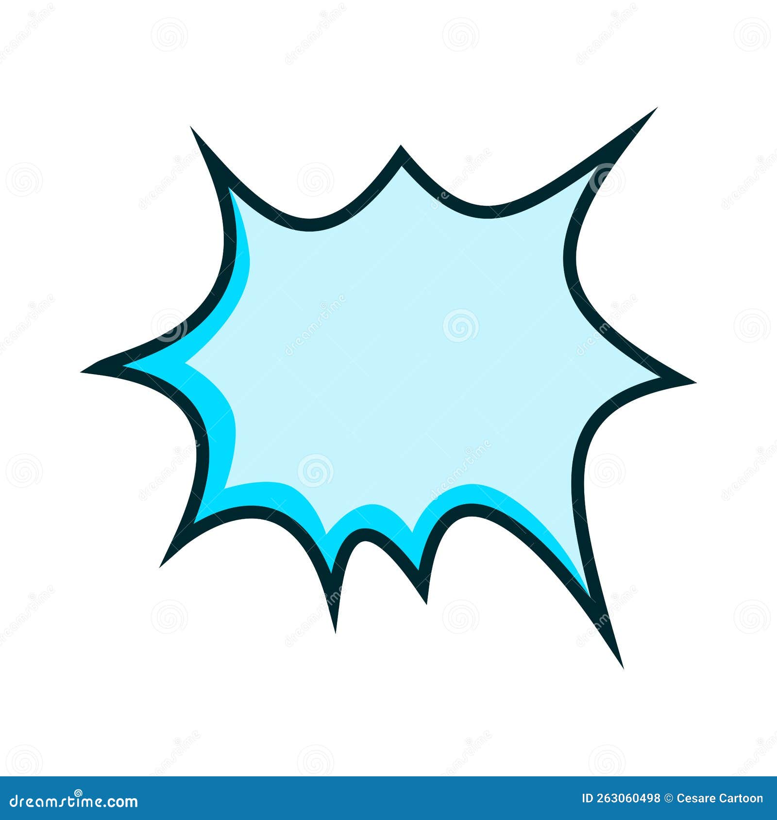 Cartoon word bubble stock vector. Illustration of design - 263060498