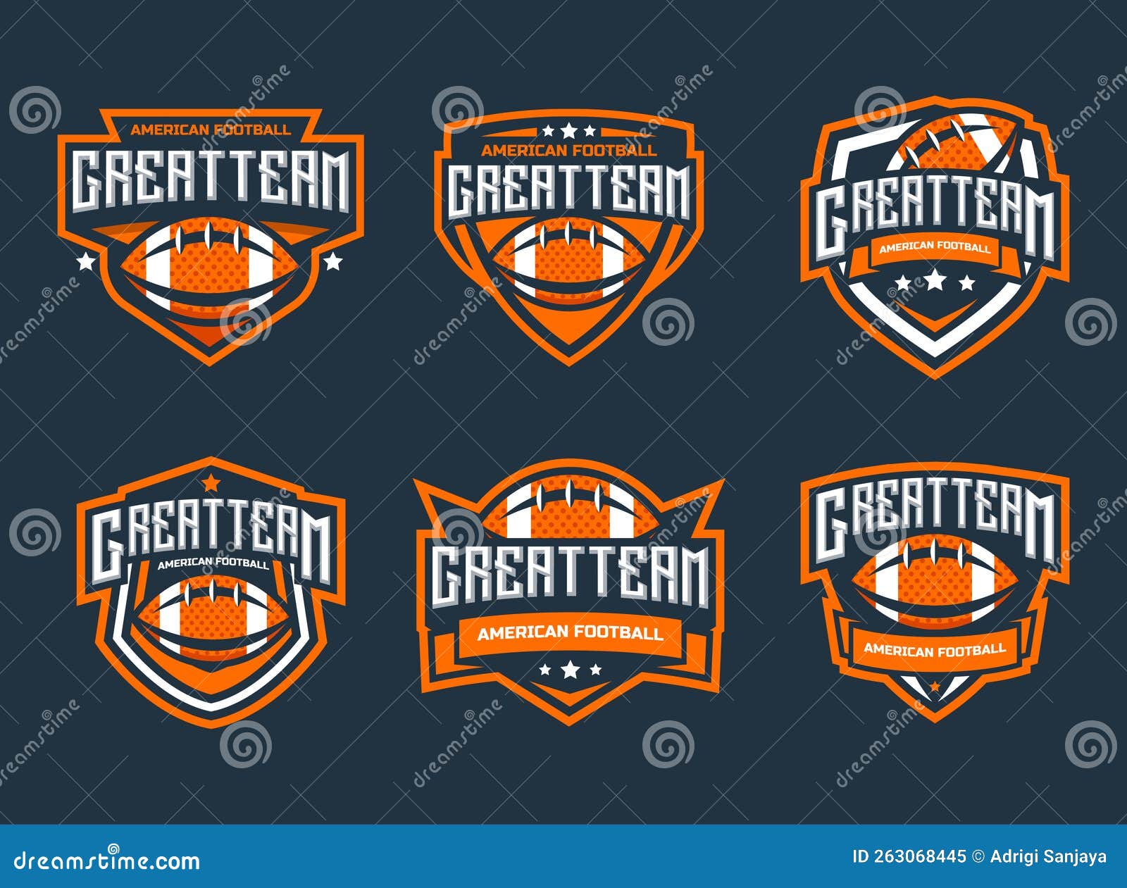 Set of Soccer Logo or Football Club Sign Badge. Football Logo with ...